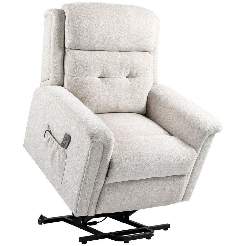Homcom Massagesessel Elektrischer Aufstehsessel Mit 2 Motoren