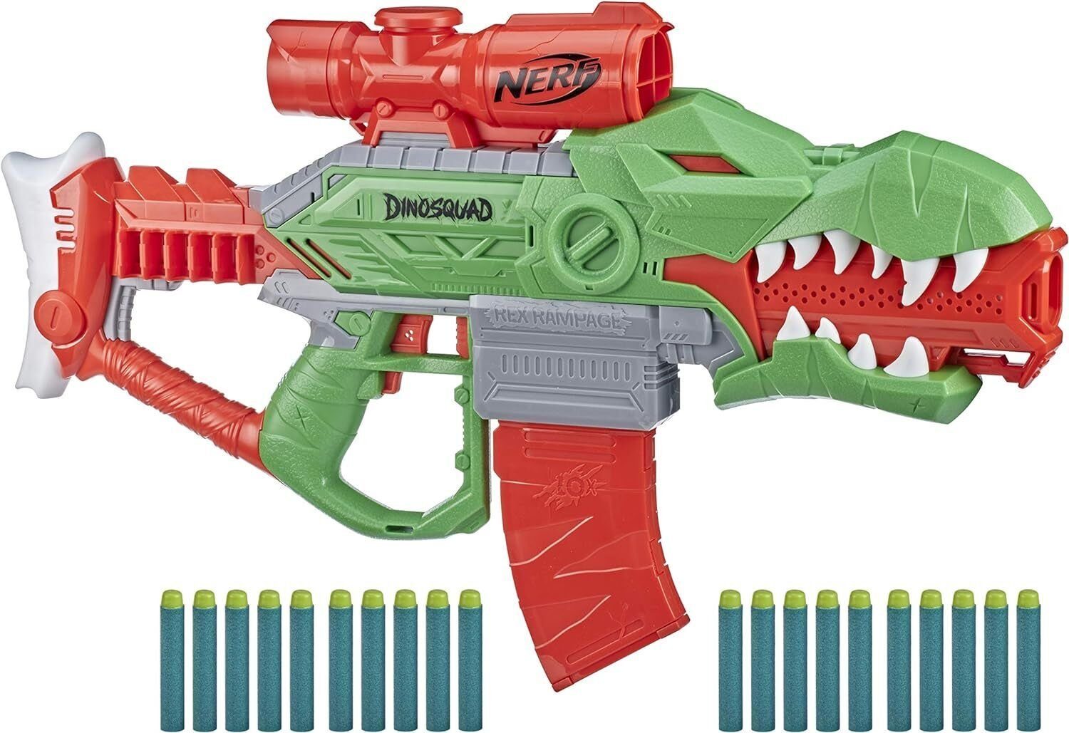 Hasbro Blaster F0807, Magazin für 10 Darts, Benötigt 4 AA Batterien