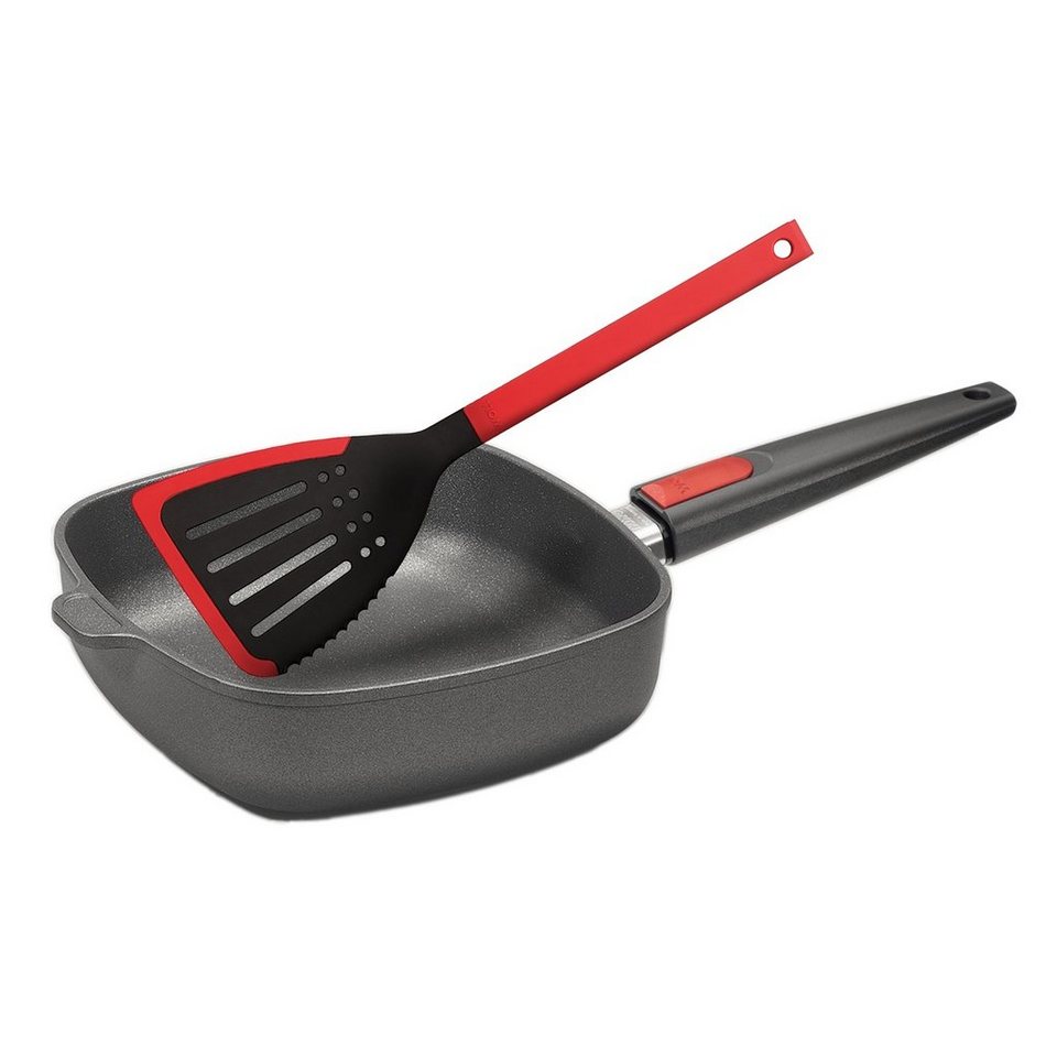 Woll Bratpfanne Nowo Titanium Gusspfanne Inklusive Jumbo Wender