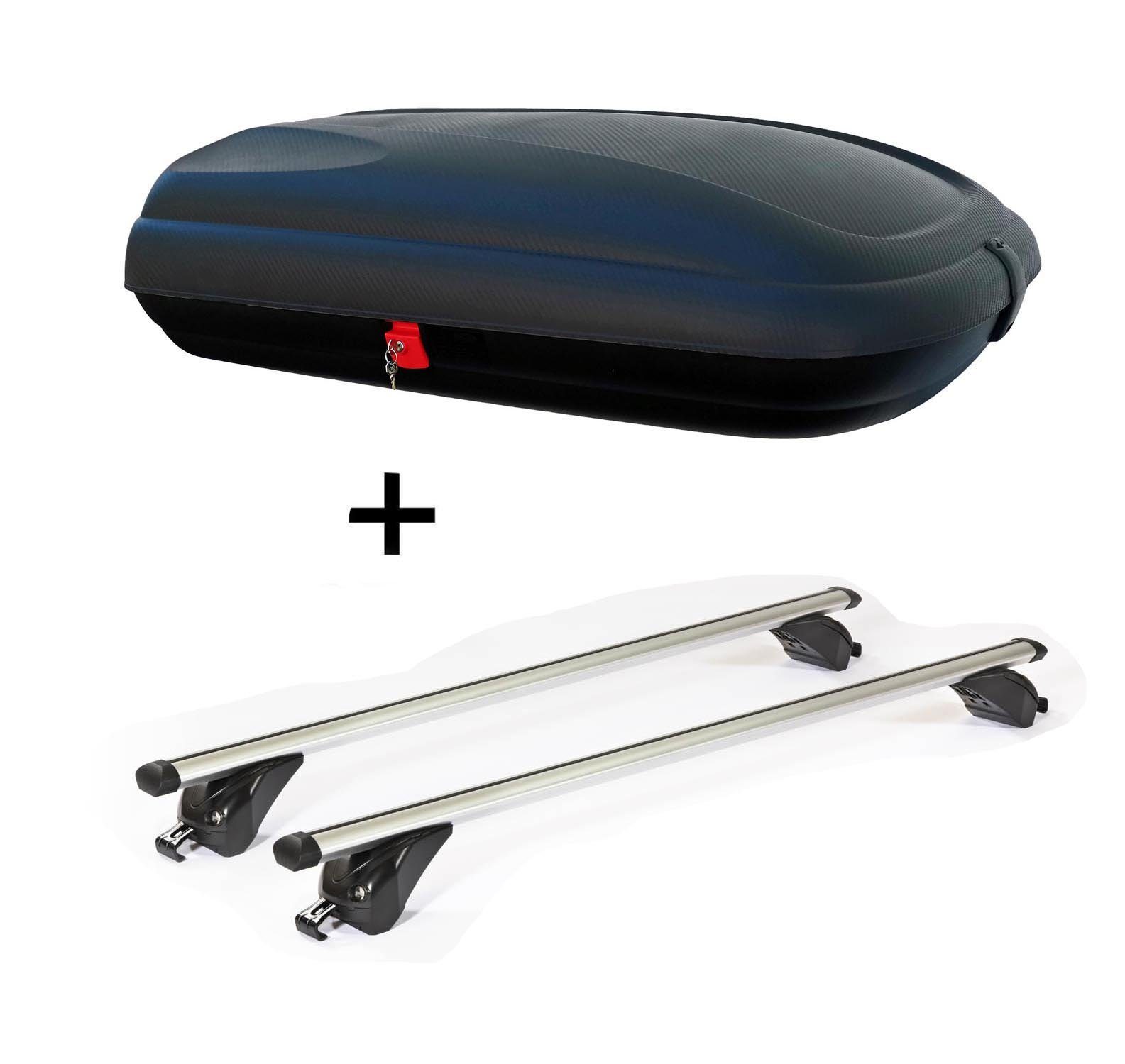 VDP Dachbox kompatibel mit Mini Paceman ab 2013 – 320 l, Dachbox-Set ...