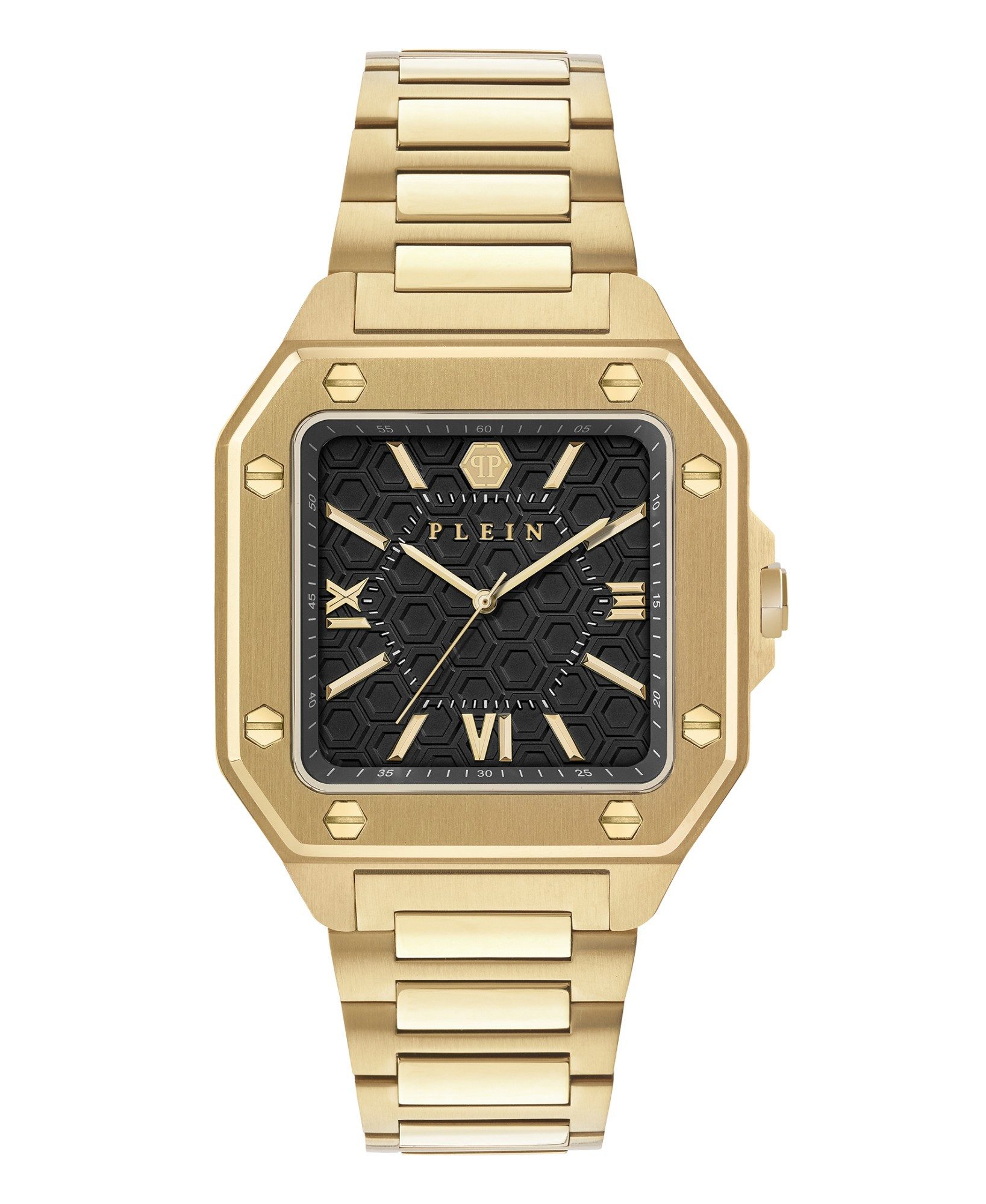 PHILIPP PLEIN Quarzuhr PLEIN EDGE, Philipp Plein Herren Quarz Uhr ...