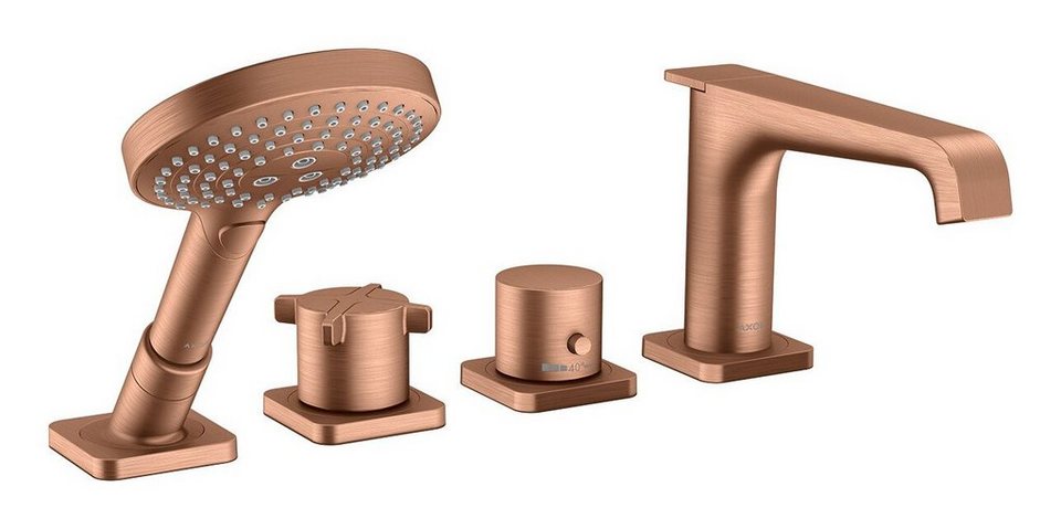 Hansgrohe Wannenarmatur Axor Citterio E 4 Loch Wannenrandarmatur Mit