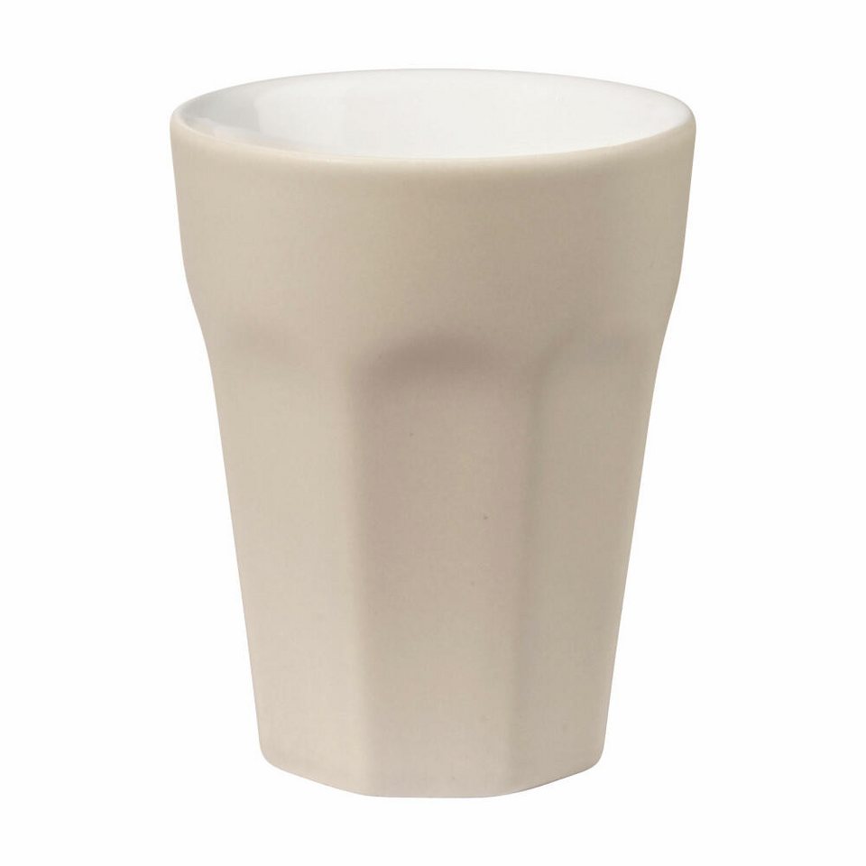 Asa Selection Cappuccinotasse Ti Amo Colore Limestone 250 Ml Steingut