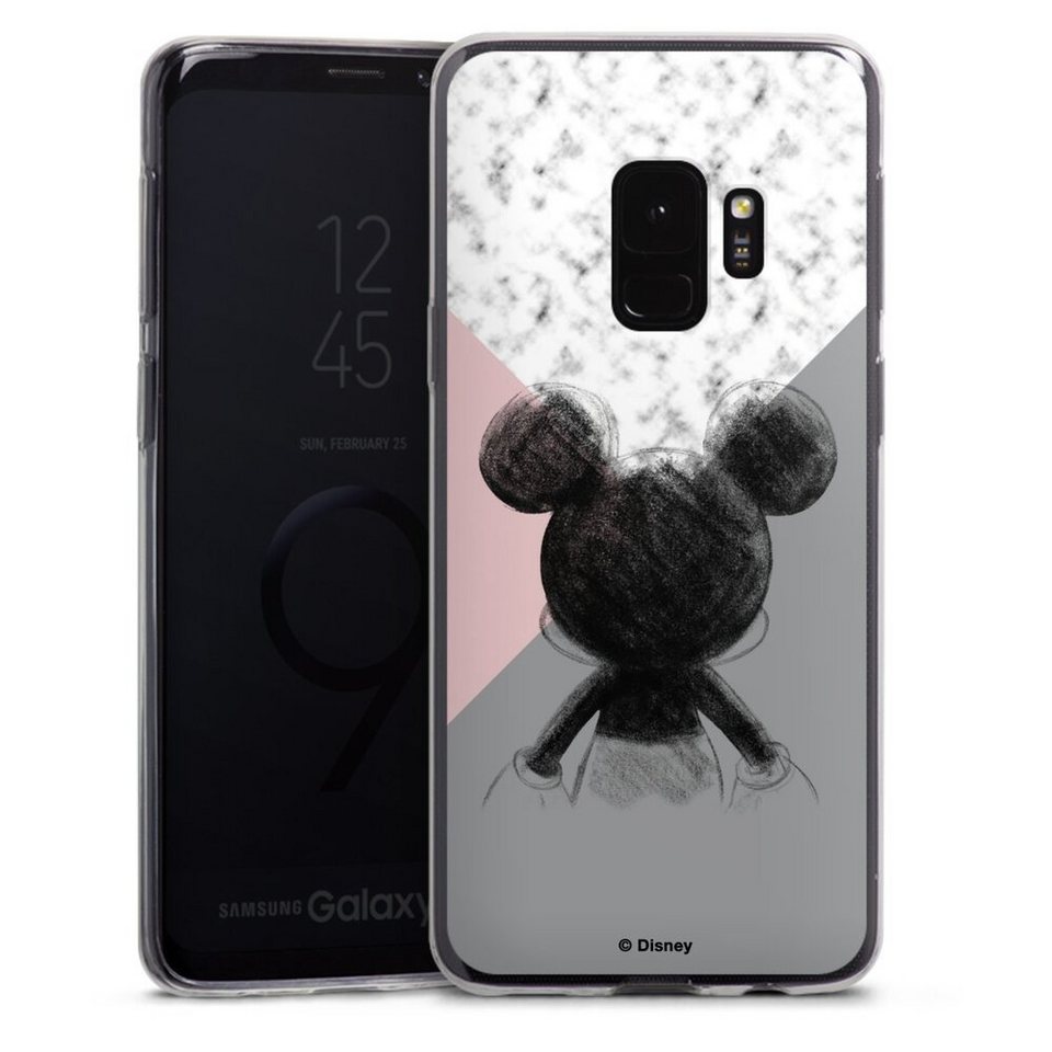 Deindesign Handyhülle Disney Marmor Mickey Mouse Mickey Mouse Scribble