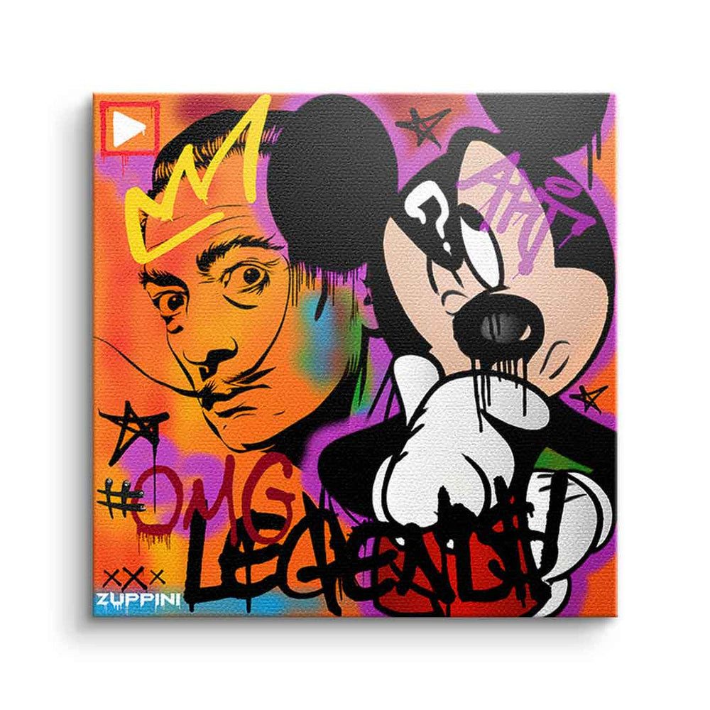 Dotcomcanvas® Leinwandbild Legends Leinwandbild Legends Mickey Mouse