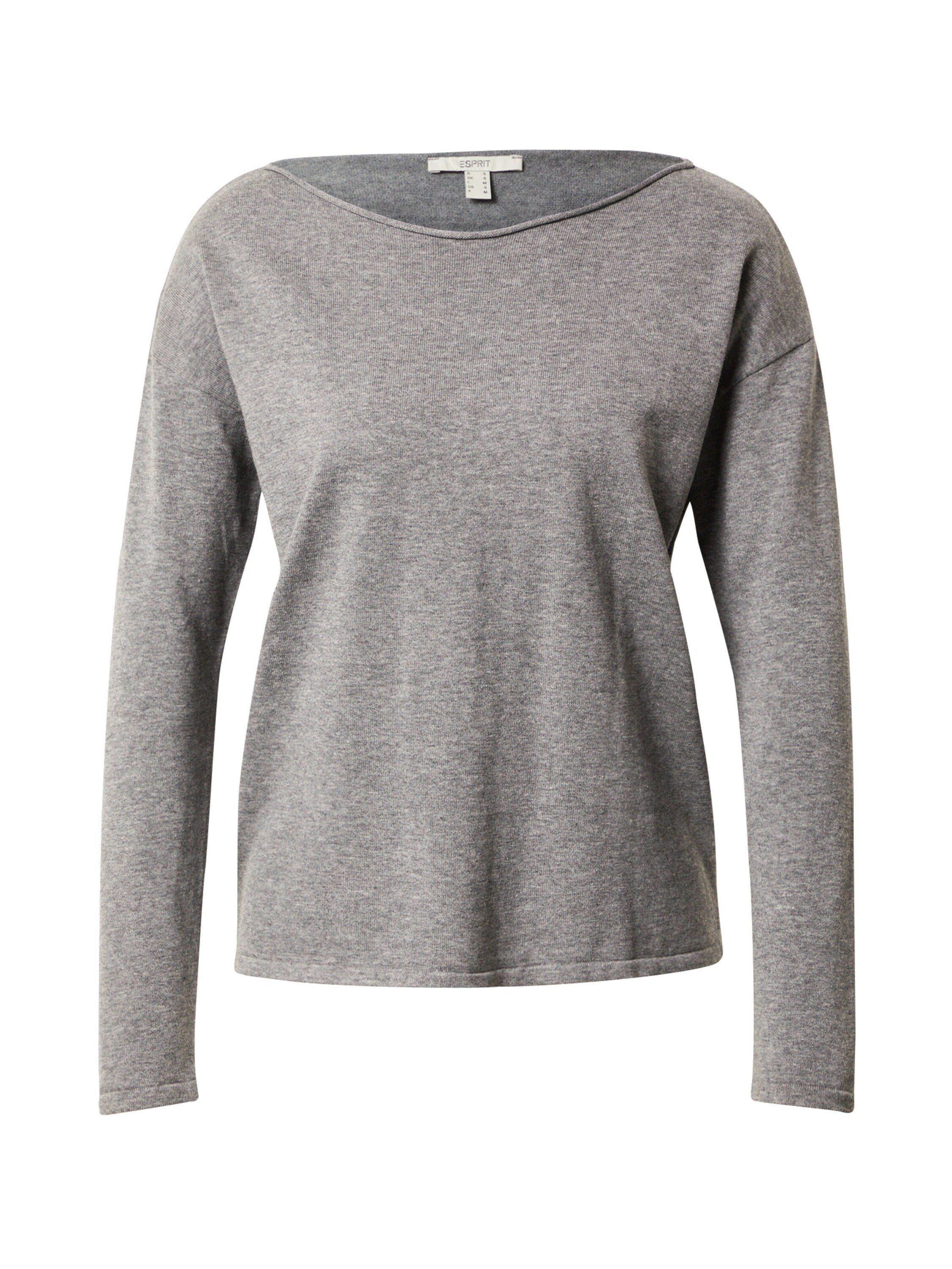 Esprit Rundhalspullover 1 Tlg Plainohne Details Gerader Saum