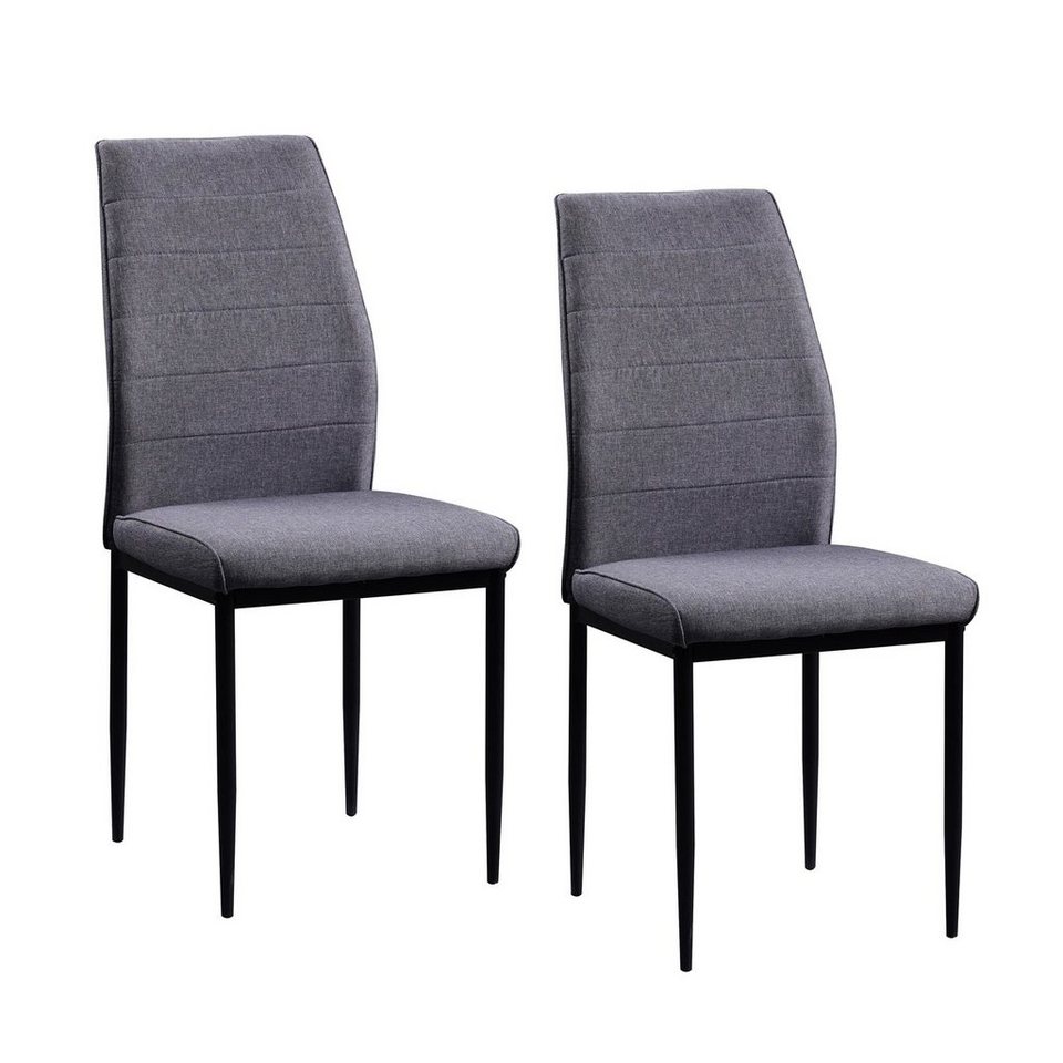 Hti Living Esszimmerstuhl Stuhl Madison Webstoff 2er Set Set 2