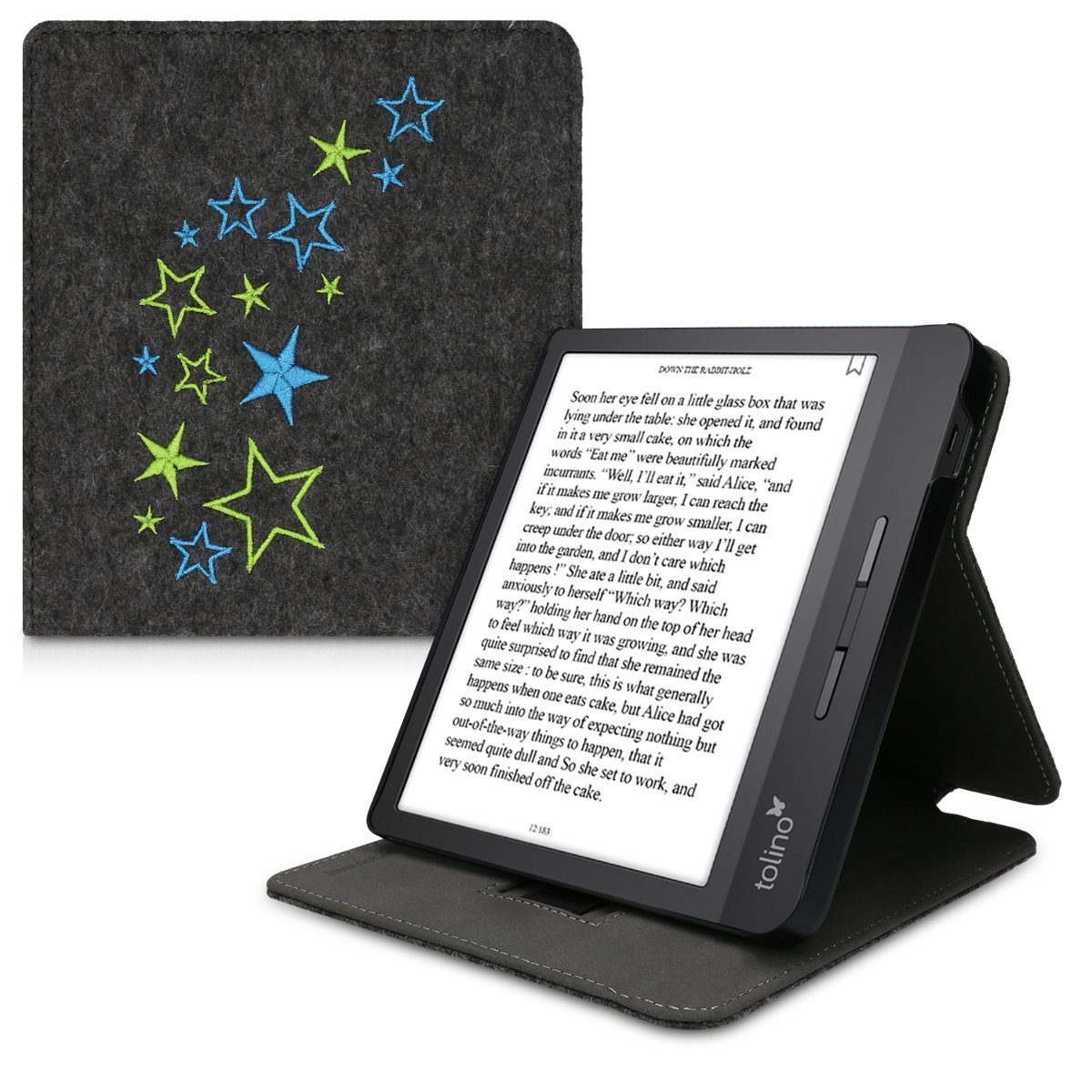 Kwmobile E Reader Hülle Hülle Für Tolino Vision 5 Schlaufe Ständer