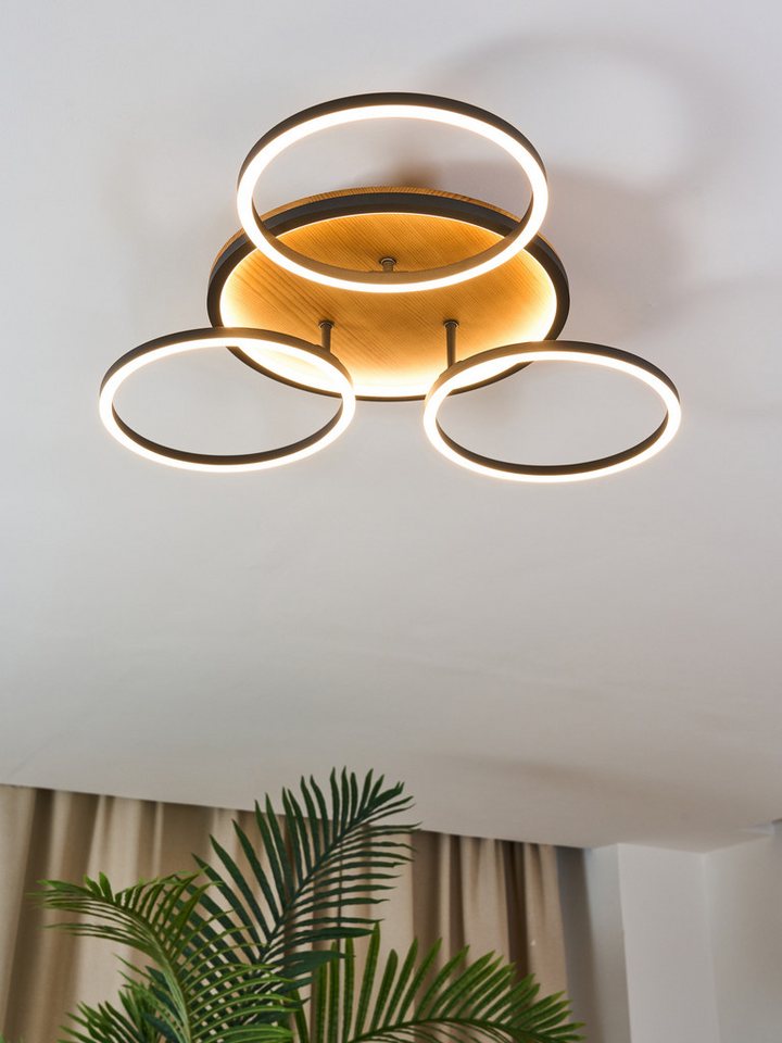 Eco Light Led Deckenleuchte Led Deckenleuchte Kiru Dimmfunktion Led