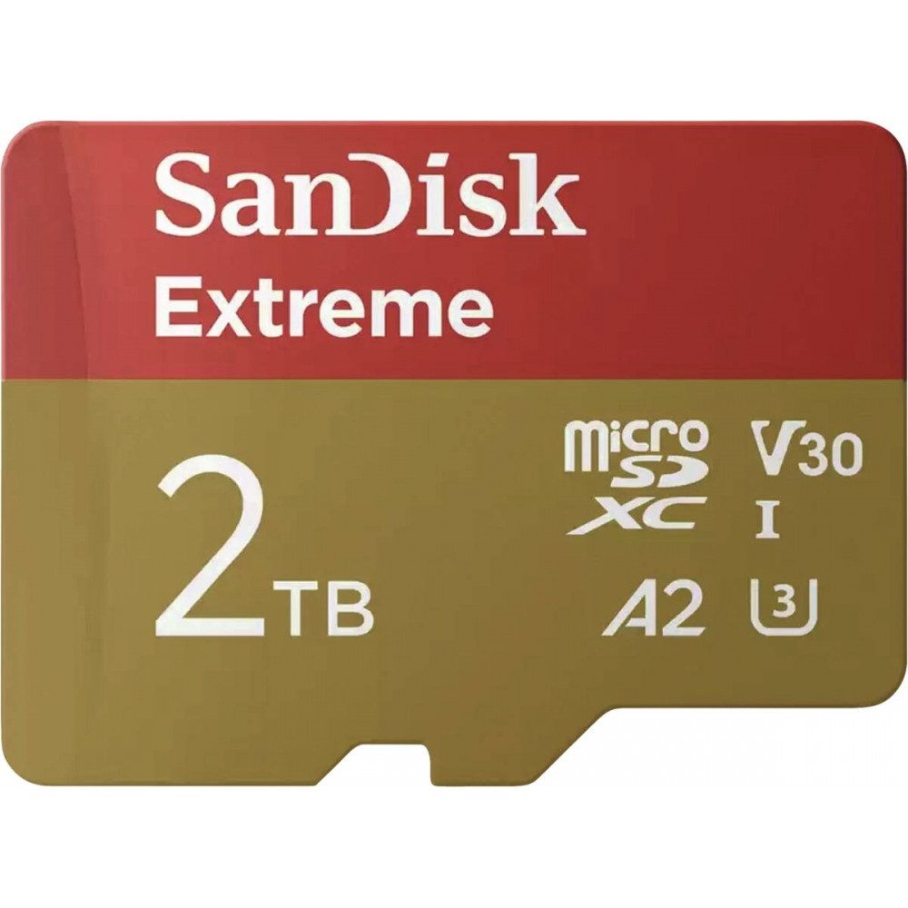 Sandisk Sandisk Extreme microSDXC 2TB Speicherkarte. Speicherkarte (2 TB GB, UHS Speedclass 3 (U3)