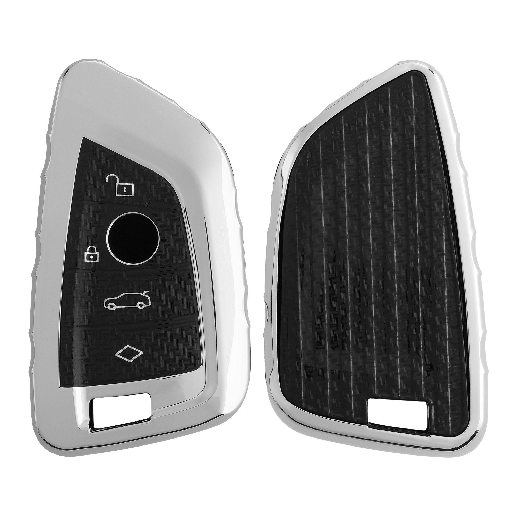 Kwmobile Schlüsseltasche Hülle Für Bmw 3 Tasten Smart Key Autoschlüssel