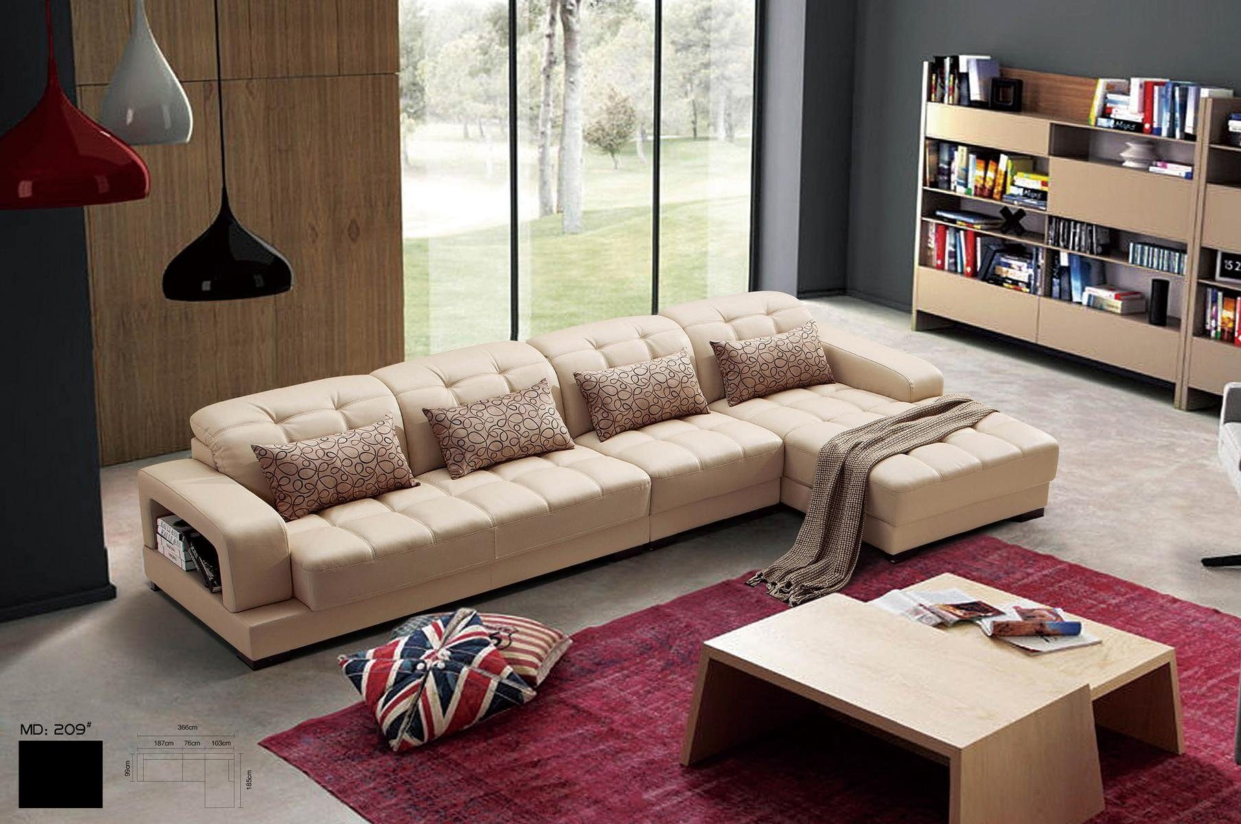 Jvmoebel Ecksofa Polster Leder Couch Eck Sofa Landschaft Sofas Neu Eck