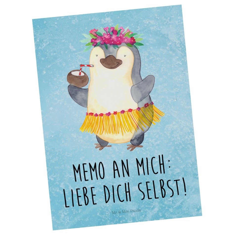 Mr. & Mrs. Panda Postkarte Pinguin Kokosnuss - Eisblau - Geschenk ... Mr. & Mrs. Panda Postkarte Pinguin Kokosnuss - Eisblau - Geschenk ...