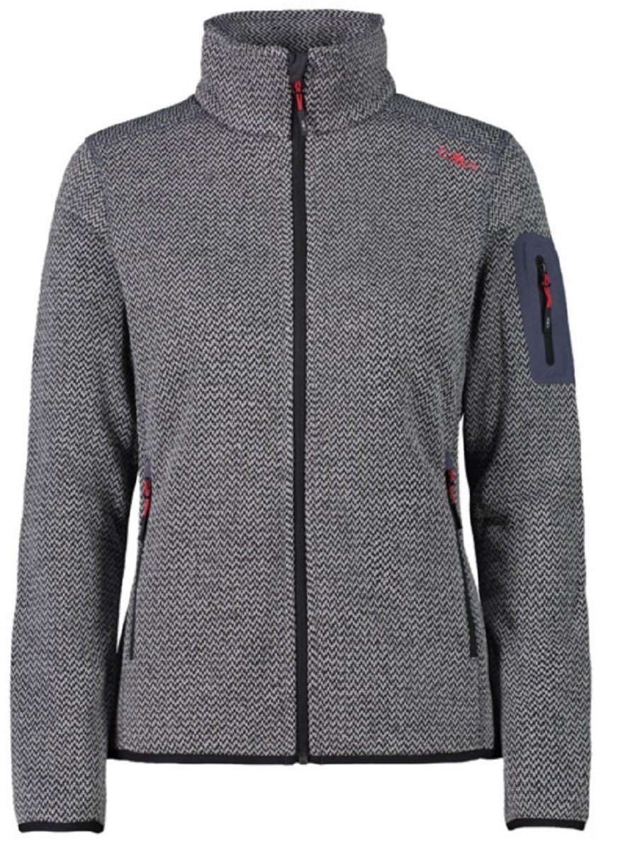 Cmp Strickfleecejacke Cmp Woman Jacket Damen Freizeitjacke