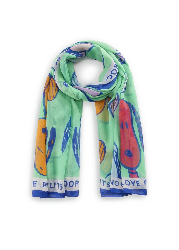 Codello Schal Codello Peanuts Schal Mit Snoopy Print In Orange Oder