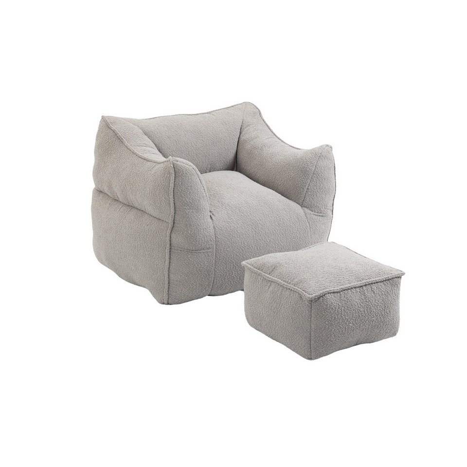 Okwish Sitzsack Lazy Sofafußhocker Komfort Schaukelstuhl Mit Hoher