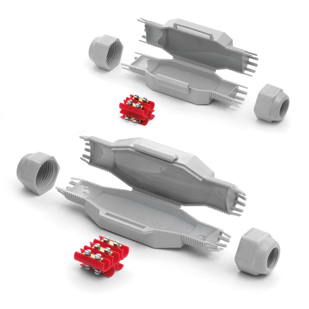 Raytech Verbindungsmuffe, Raytech® FRED/4 - Mikro-Verbindungsmuffe GRAU