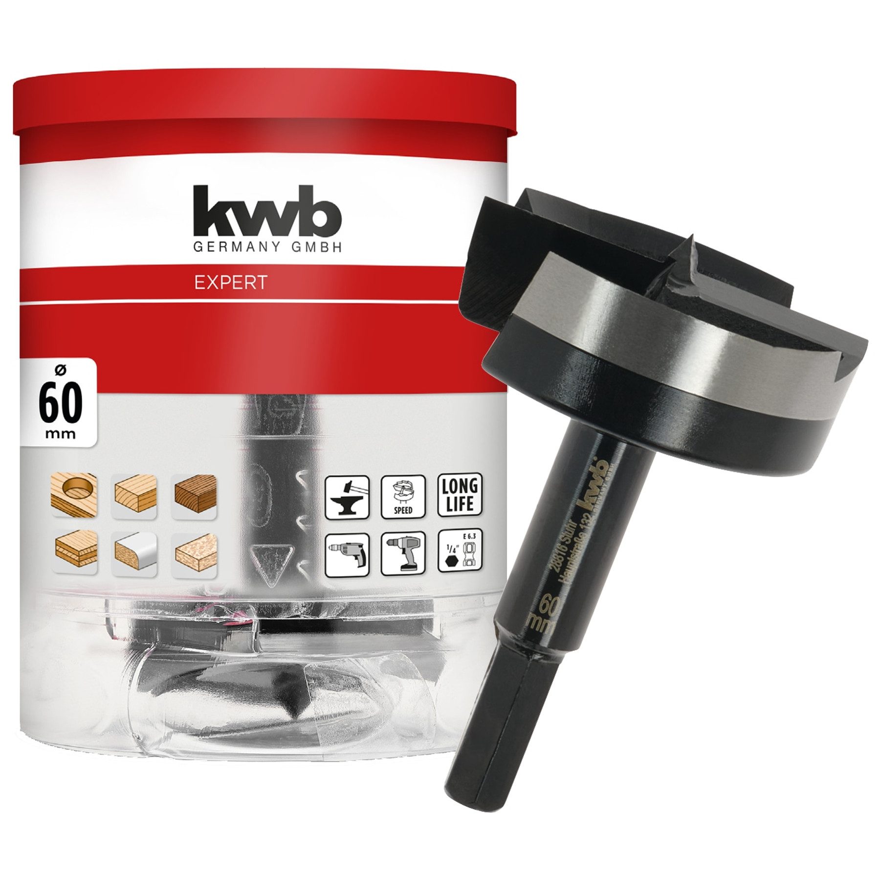 kwb Universalbohrer KWB Forstnerbohrer, 706460, 60 mm