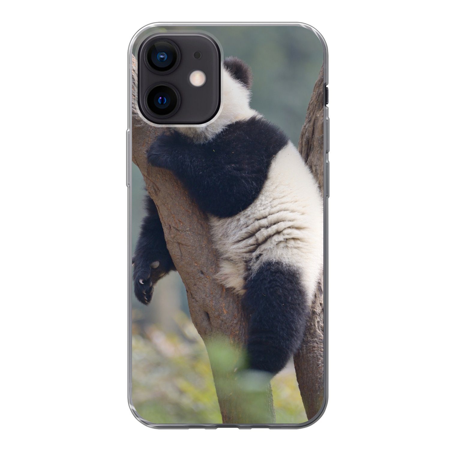Muchowow Handyhülle Schlafendes Pandabärenjunges Handyhülle Apple