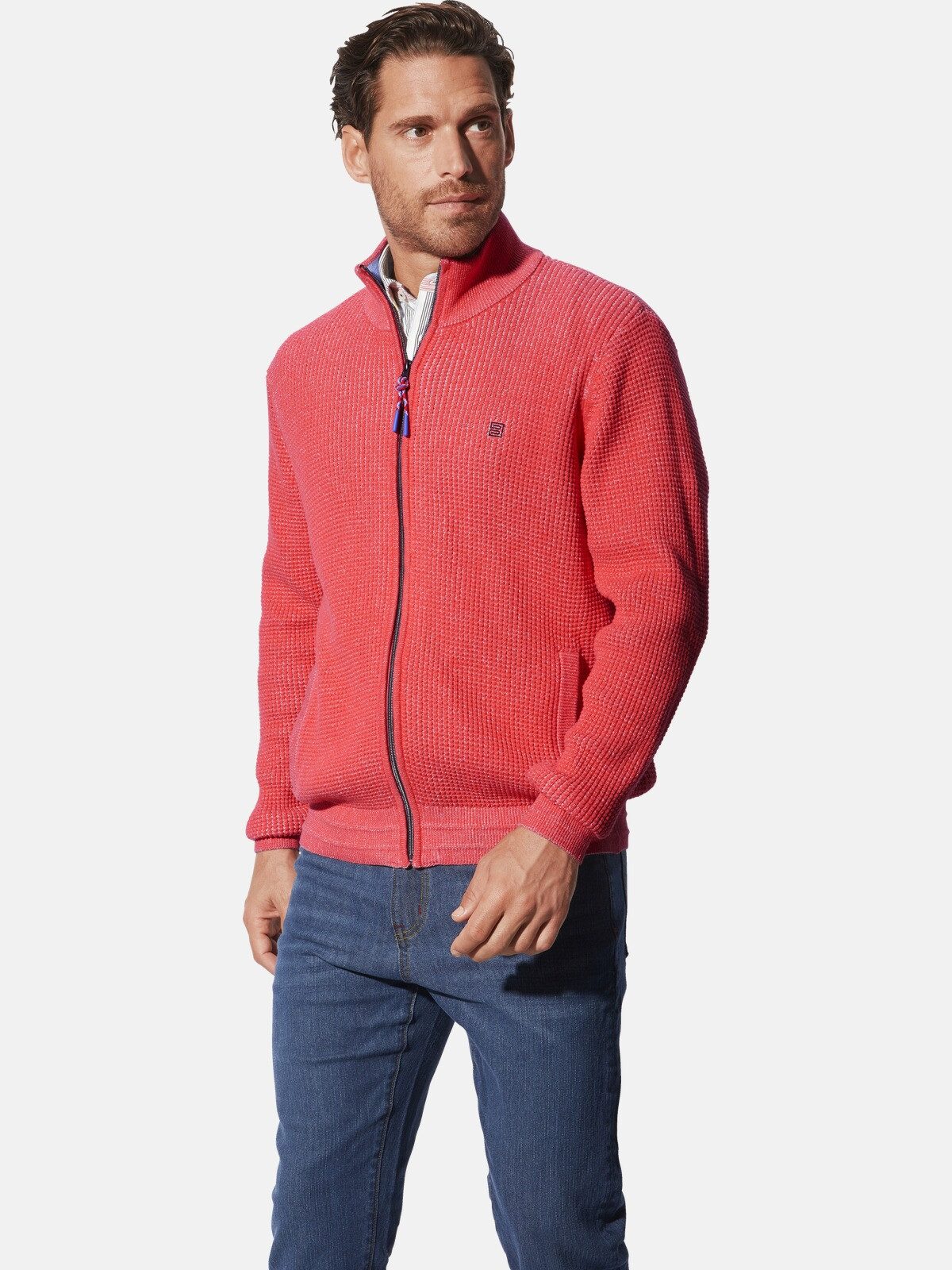 Babista Strickjacke DALAR mit sportlichem Stehkragen