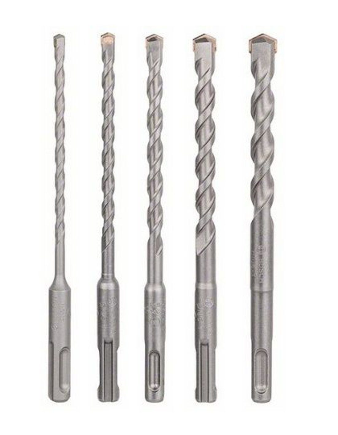 BOSCH Steinbohrer, Steinbohrer-SET BOSCH SDS-Plus 5/6/8/10/12x100 Plus ...