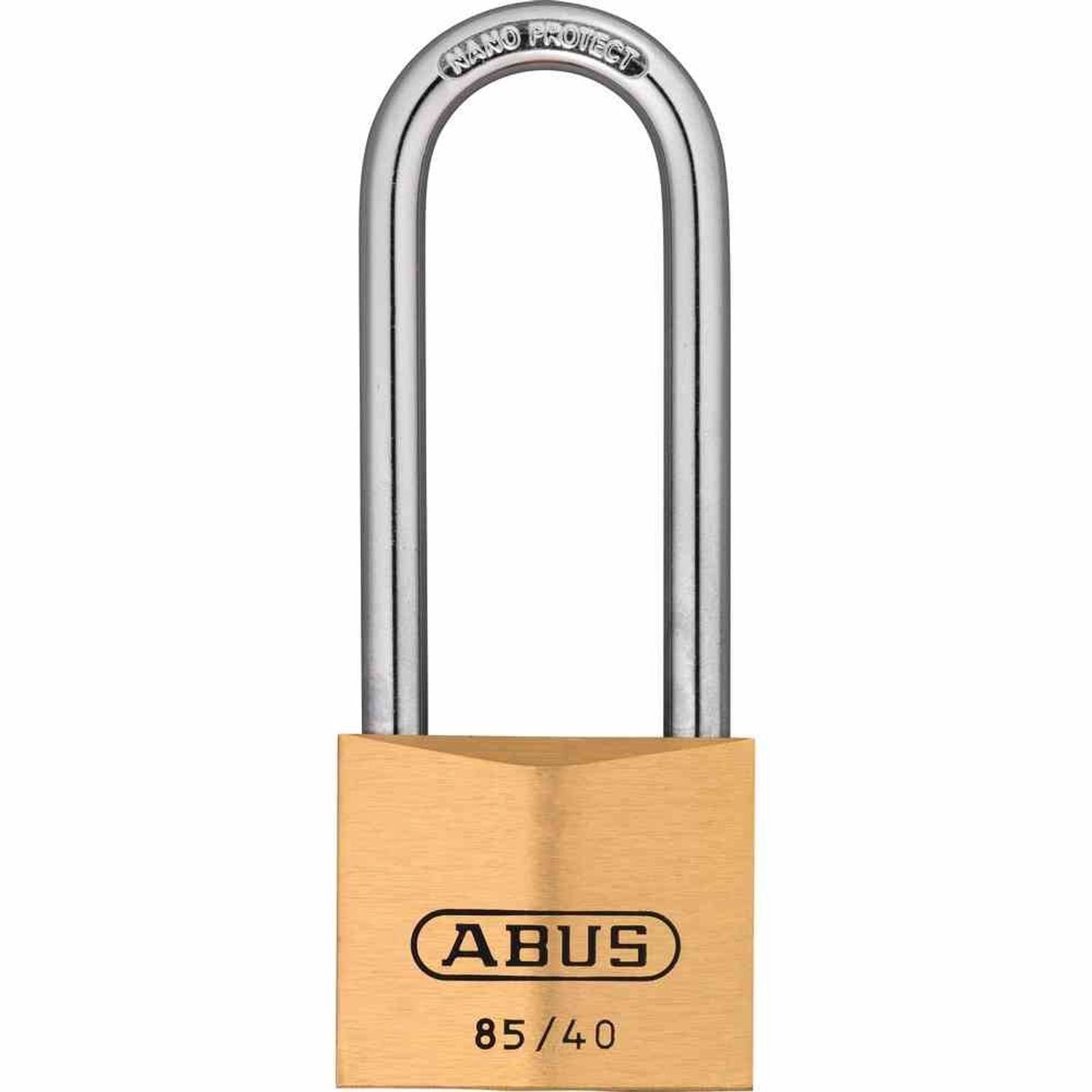 ABUS Vorhängeschloss Messing - Hangschloß 85/40HB63SB