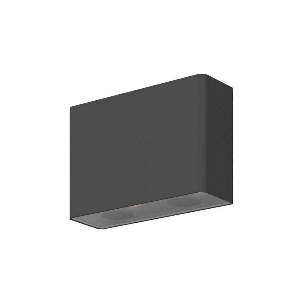 Licht Erlebnisse Außen Wandleuchte Uschi Led Warmweiß Aluminium Led