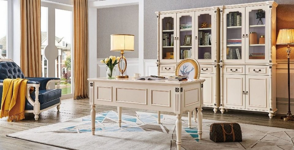 Jvmoebel Schreibtisch Schreibtisch Sessel Aktenschrank Office Set