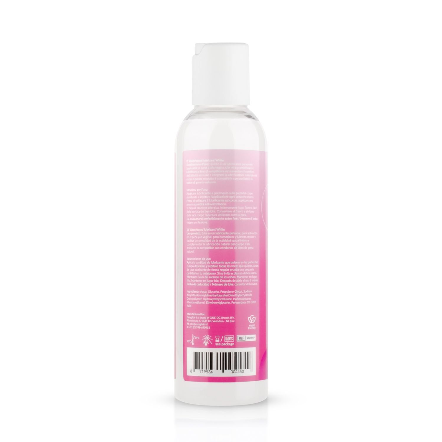 EasyGlide Gleitgel Weißes Gleitgel auf Wasserbasis Kunstsperma - 150 ml ...