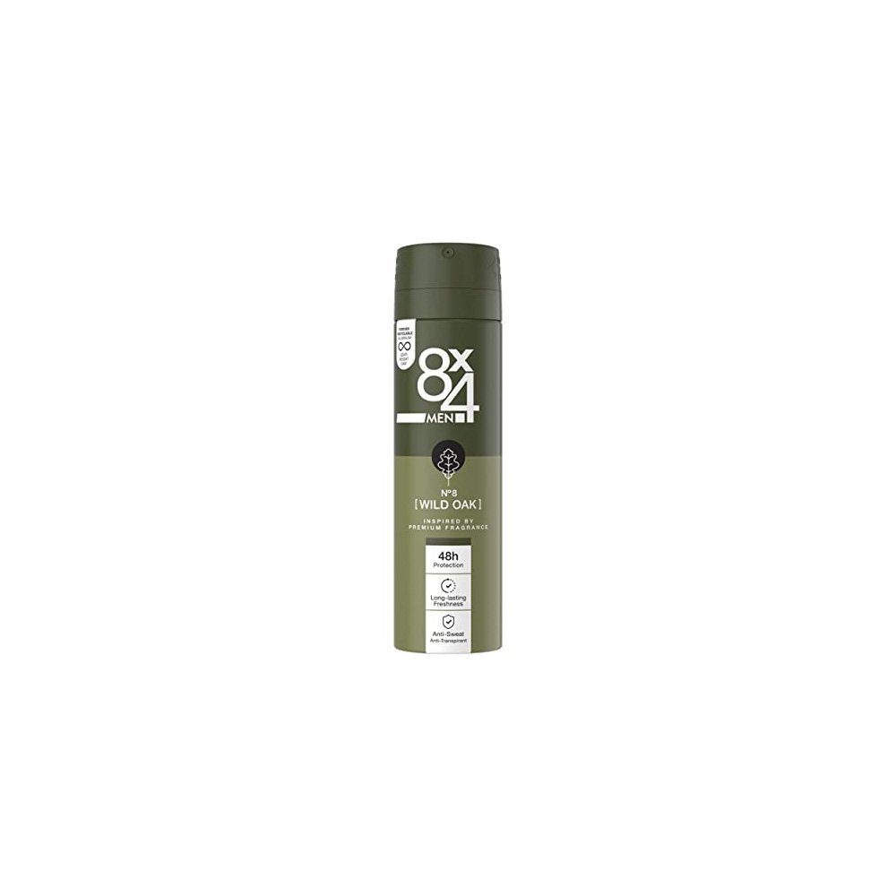 8x4 Deo-Spray 8X4 Men N°8 Wild Oak Antiperspirant Spray (150 ml)