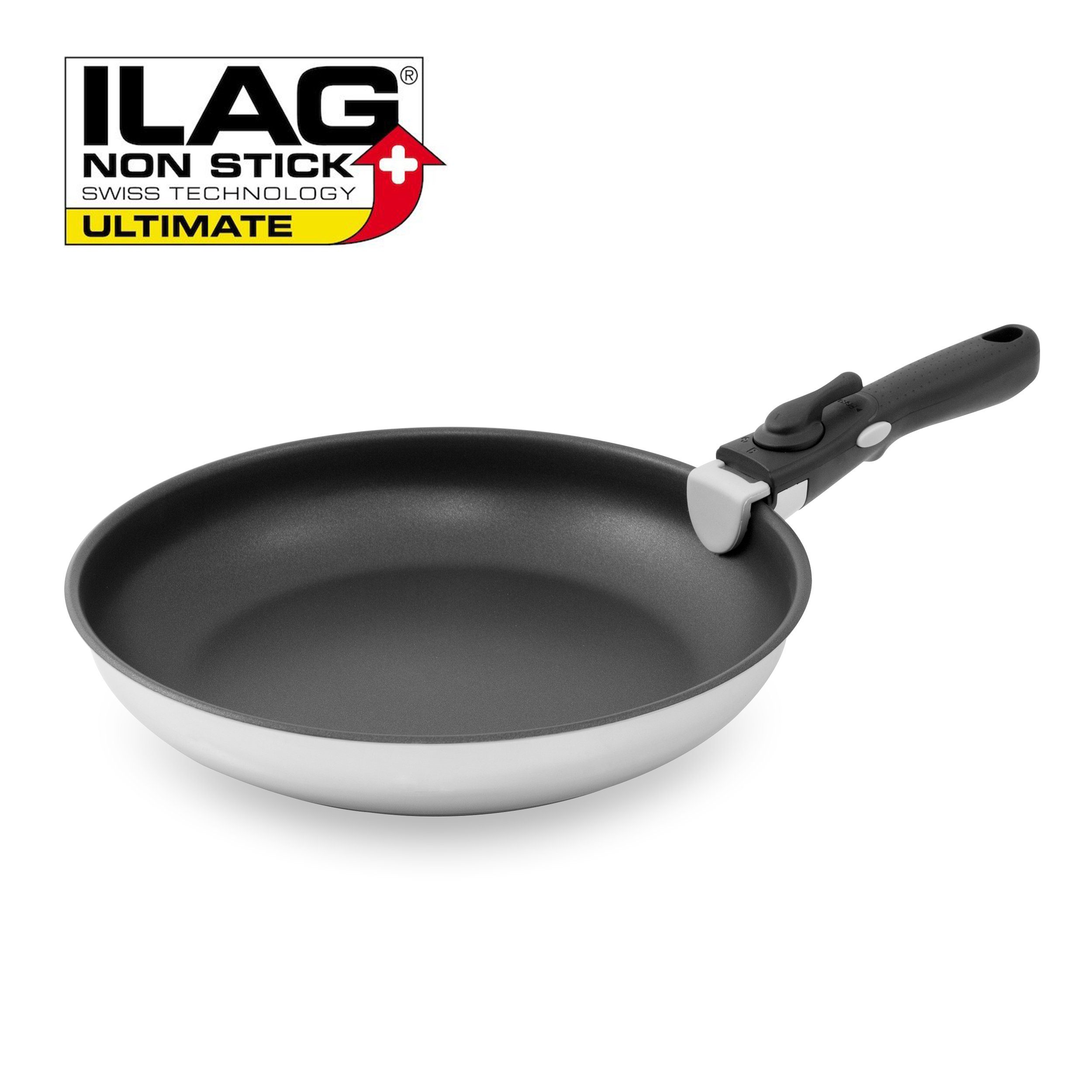 Kopf Pfannen-Set Pro Click, Edelstahl, ILAG Ultimate Antihaftbeschichtung, Induktion ...