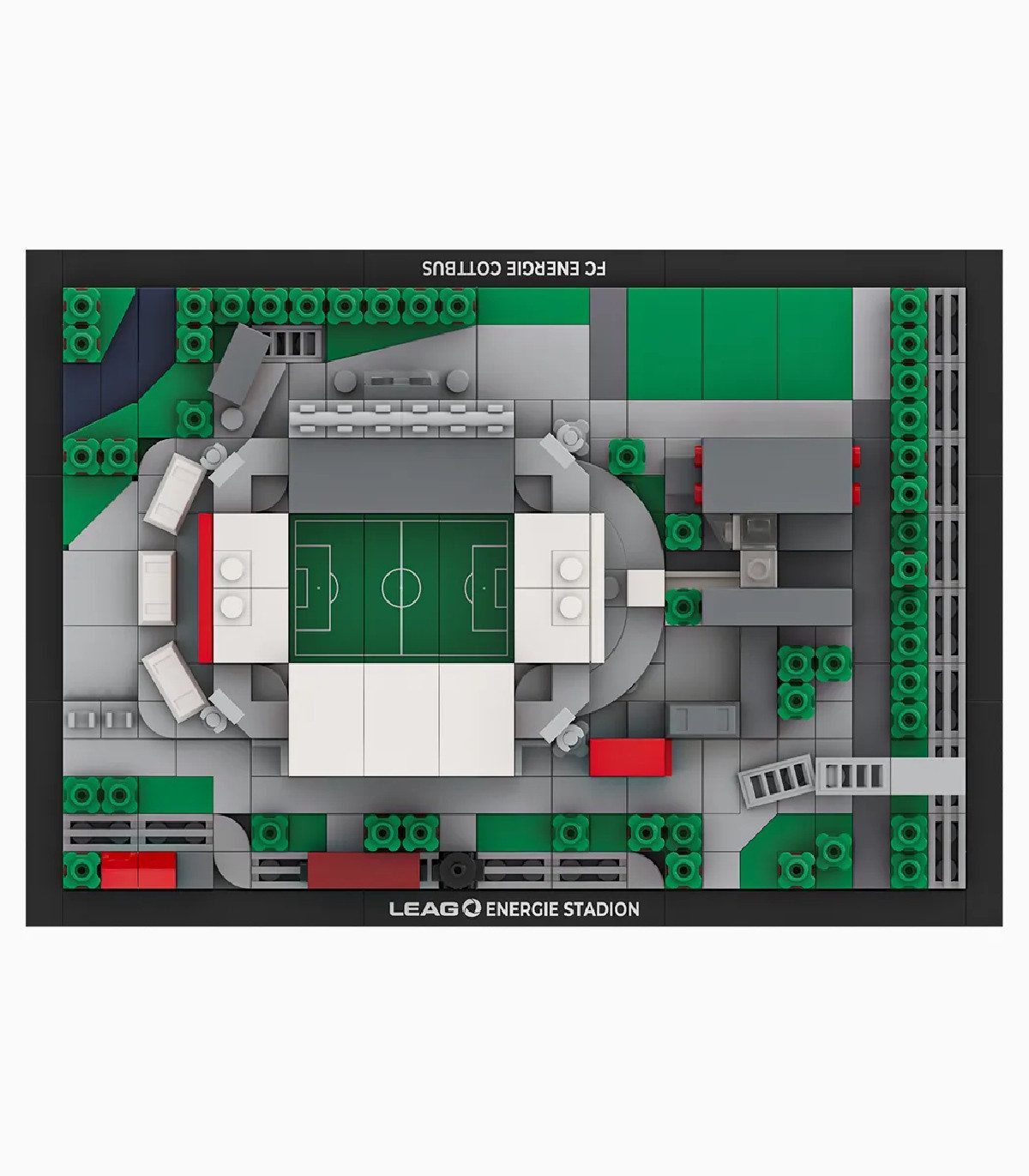 BRYX LEAG Energie Stadion FC Energie Cottbus Konstruktionsspielsteine ...