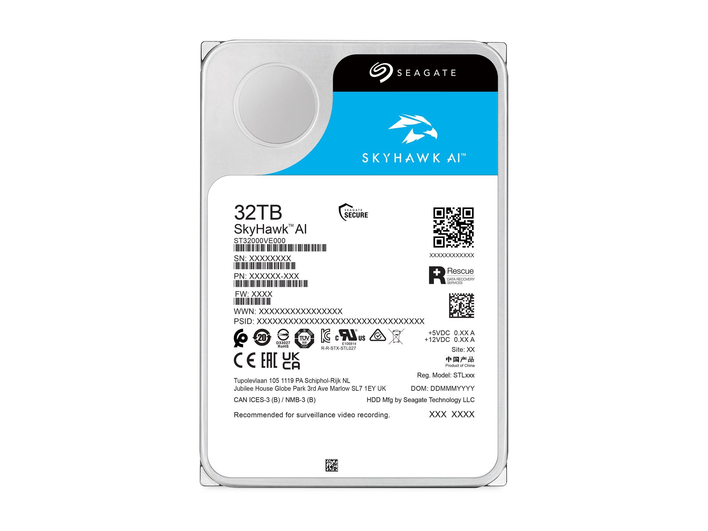 Seagate Seagate IronWolf Pro 32 TB, Festplatte, (SATA 6 HDD-Festplatte ...