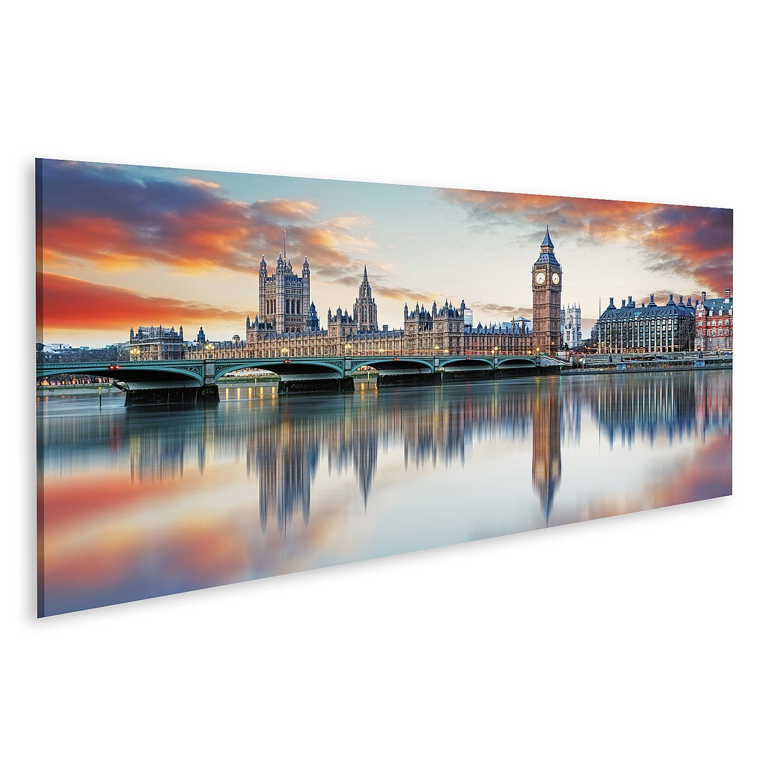Islandburner Leinwandbild Bild Auf Leinwand London Big Ben Houses