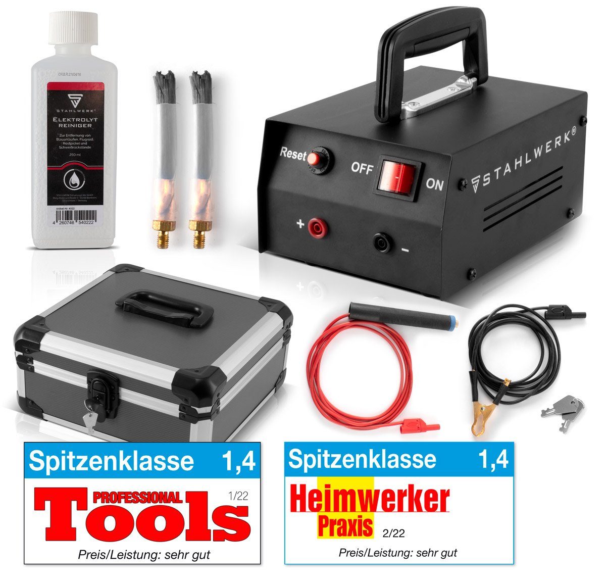 STAHLWERK Inverterschweißgerät »SRG-300 Pro Schweißnaht-Reinigungsgerät ...