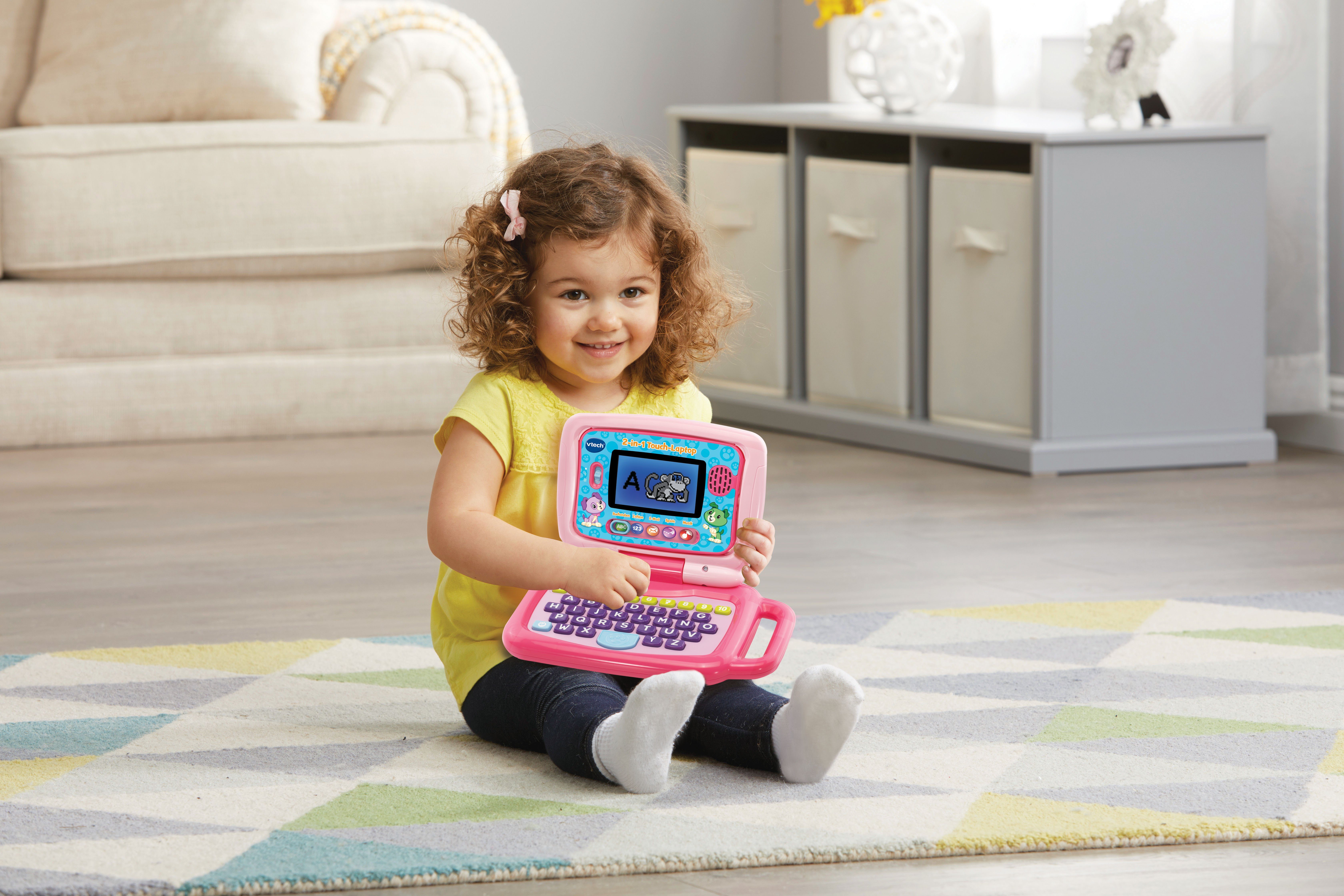 Vtech® Kindercomputer Ready Set School, 2in1 Touch-Laptop, pink, Mit ...