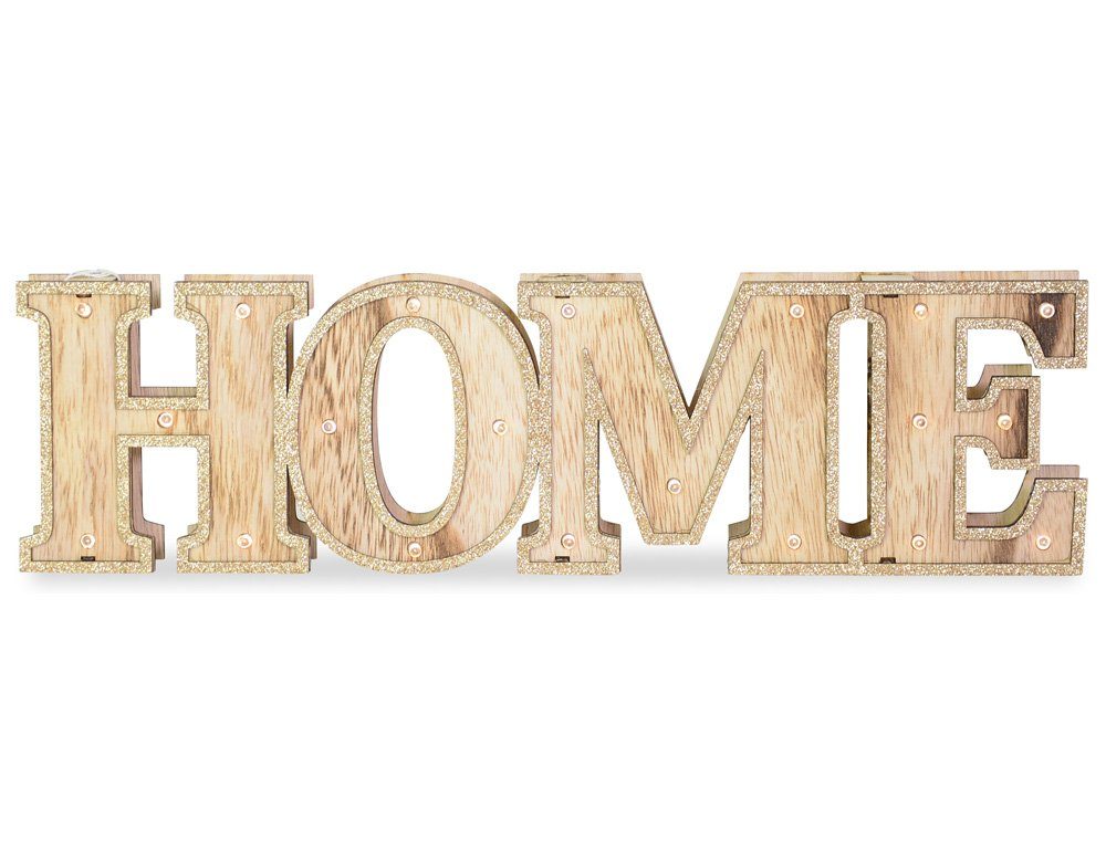Riffelmacher And Weinberger Deko Schriftzug Dekoaufsteller Home Mit Led