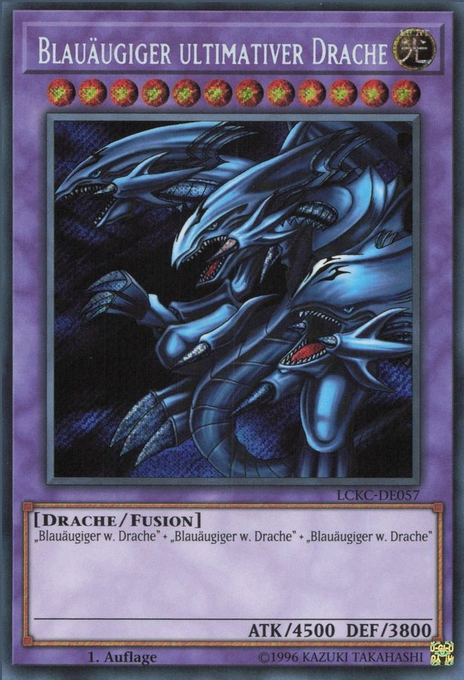 Recollectibles Sammelkarte Yugioh Karte Blauäugiger Ultimativer Drache