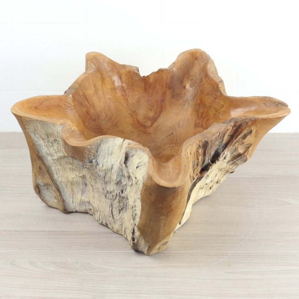 Oriental Galerie Dekofigur Holz Kübel Natur Ca 49 Cm X 43 Cm K2 1 St