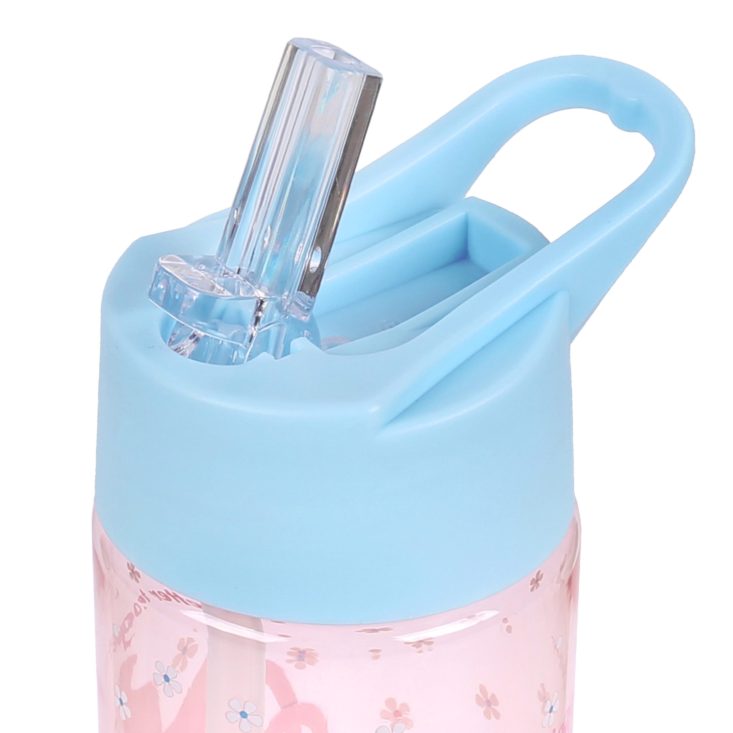 Sarcia.eu Trinkflasche Disney Stitch & Angel Trinkflasche mit Strohhalm ...