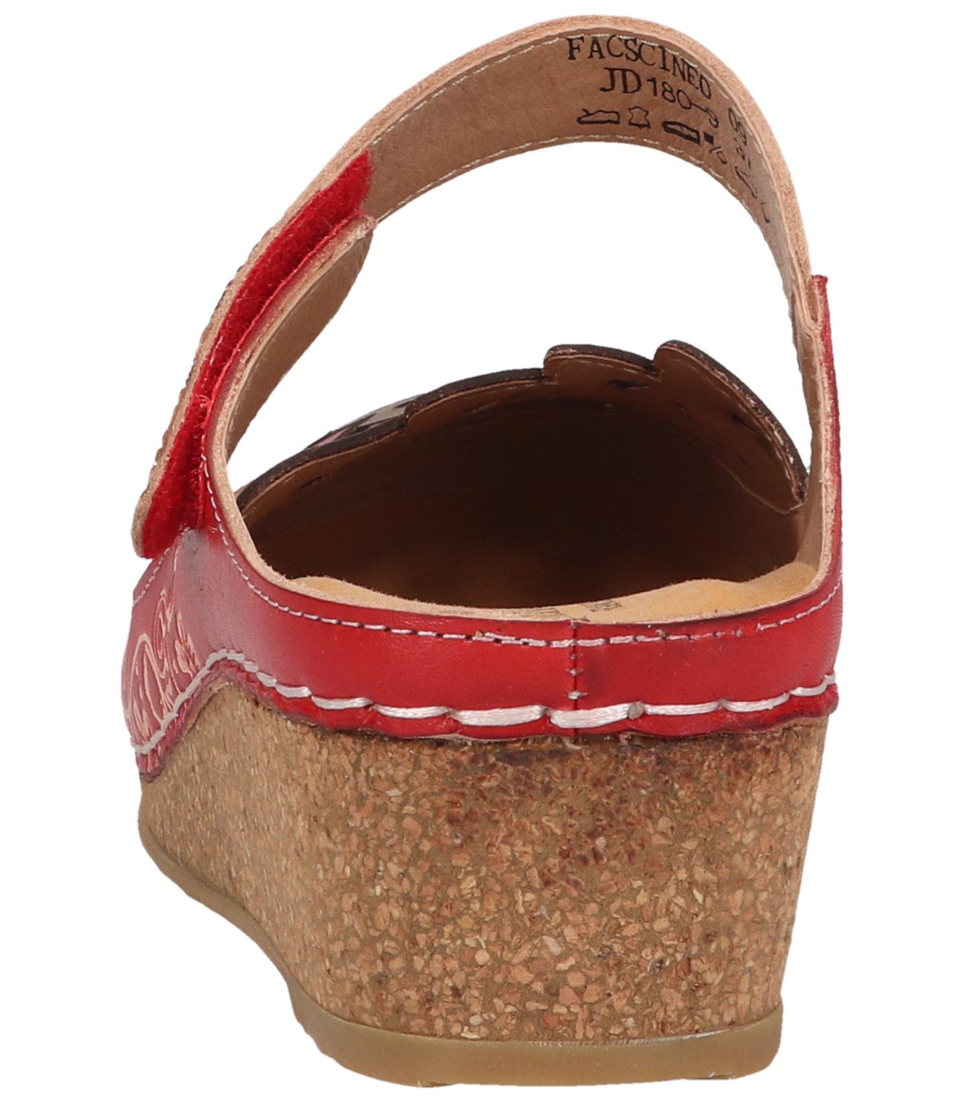 LAURA VITA Clogs Leder Clog, Absatzhöhe: 5 cm