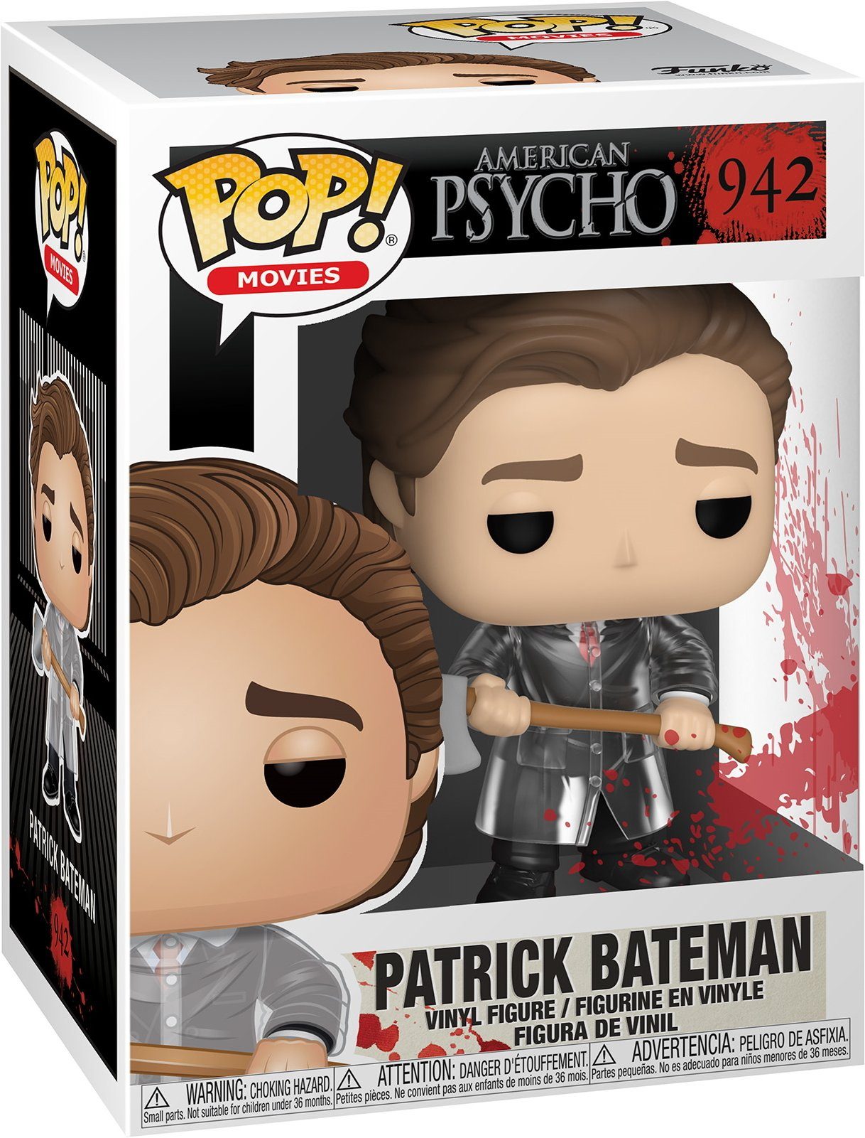 Funko Spielfigur American Psycho - Patrick Bateman 942 Pop!, Spielzeugfigur