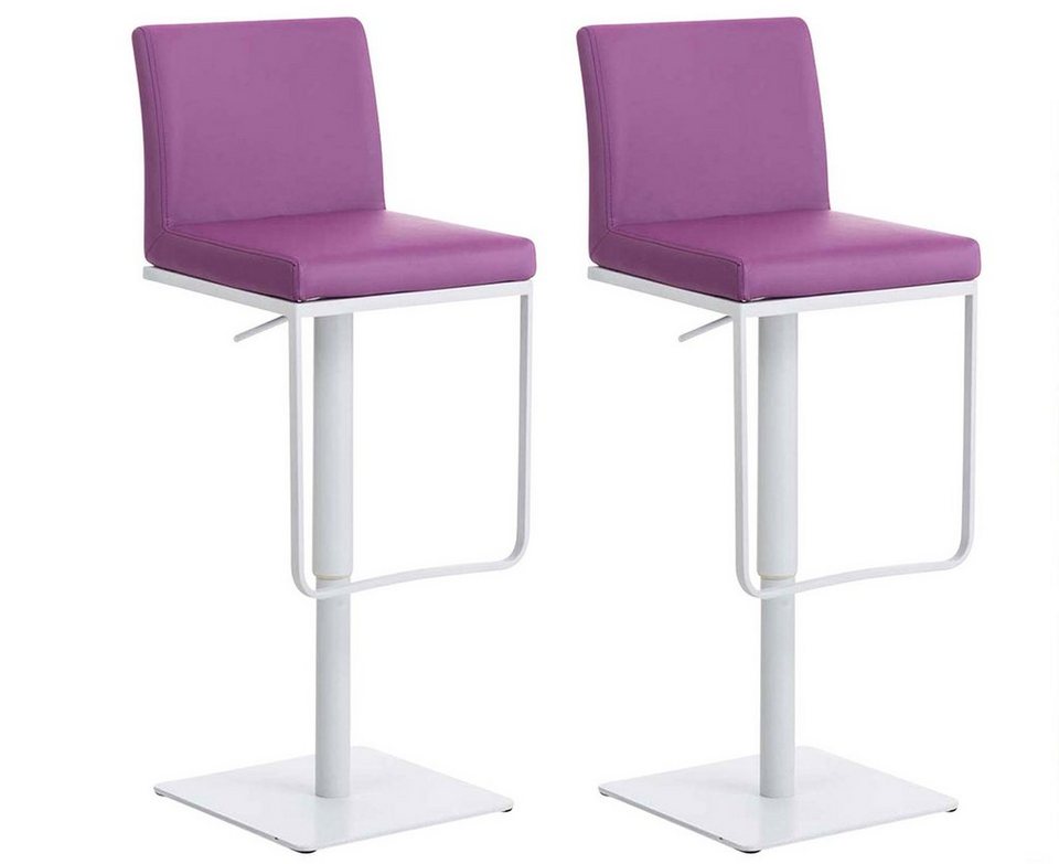 Tpfliving Barhocker Panda Set 2 St Mit Fußstütze Höhenverstellbar
