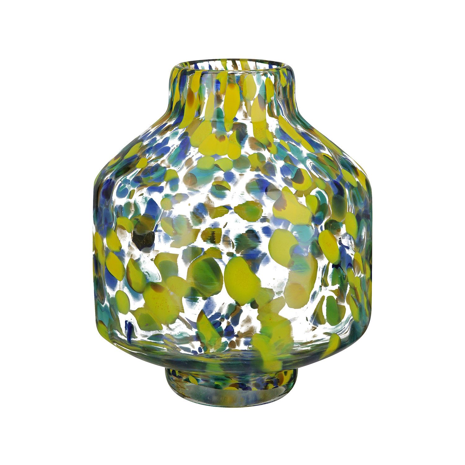 Gilde Tischvase Splash Höhe Ca 22 Cm 1 St Dekorative Vase Aus Glas
