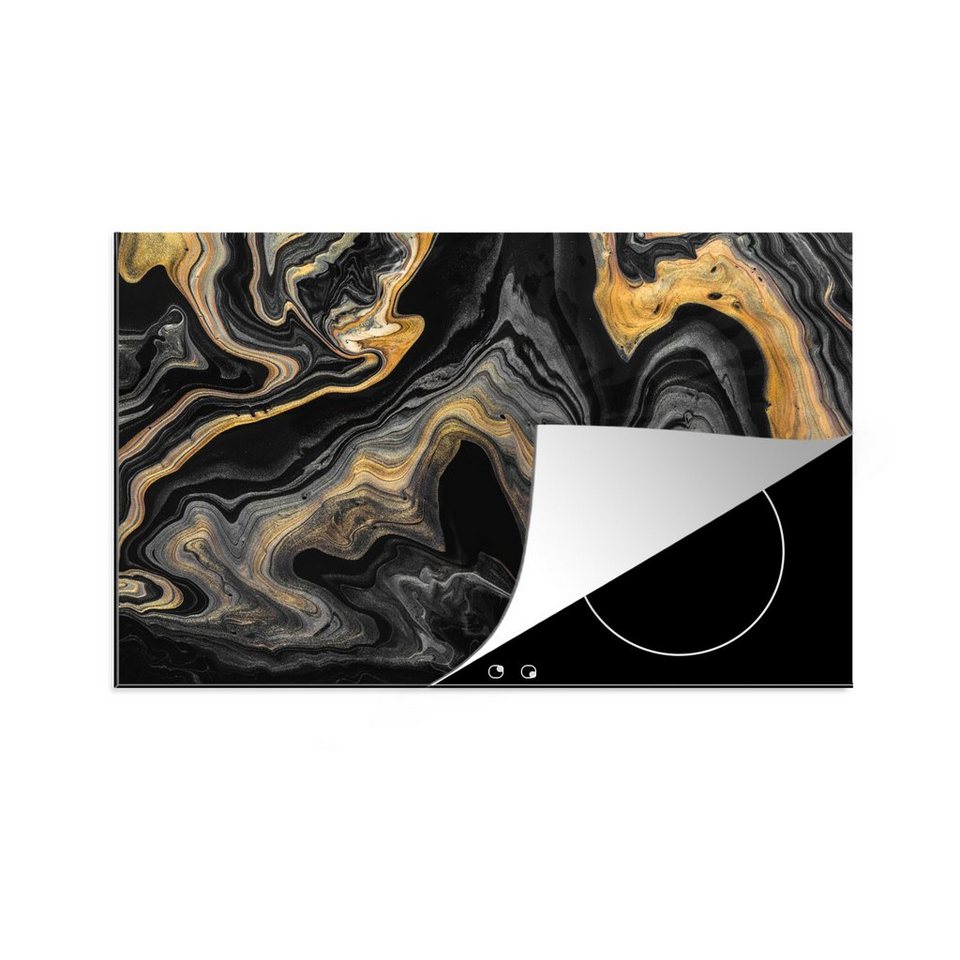 Muchowow Herdblende Abdeckplatte X515 Cm Marmor Acryl Gold