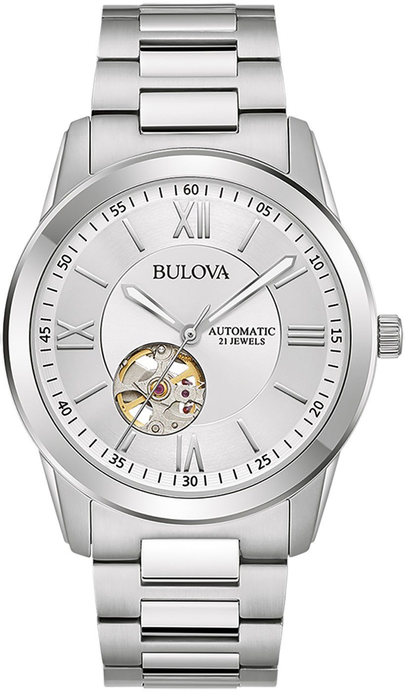 Bulova Quarzuhr 96A280, Gehäuseboden: Durchsichtiger, verschraubter Gehäuseboden