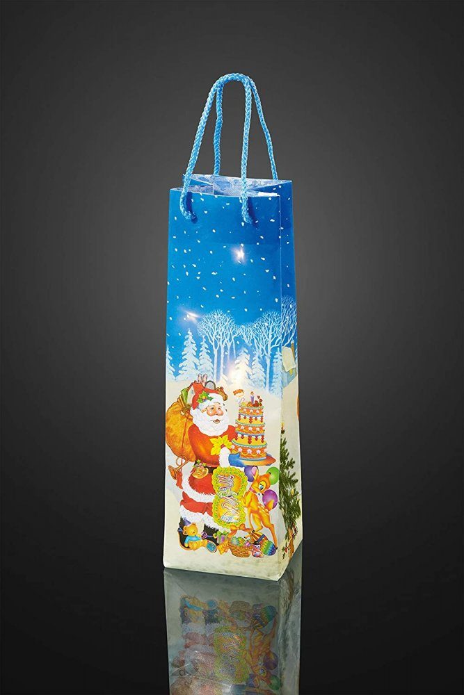 Hellum LED-Dekofigur Hellum LED-Tasche Nikolaus 10 BS warmweiß, Batteriebetrieb innen