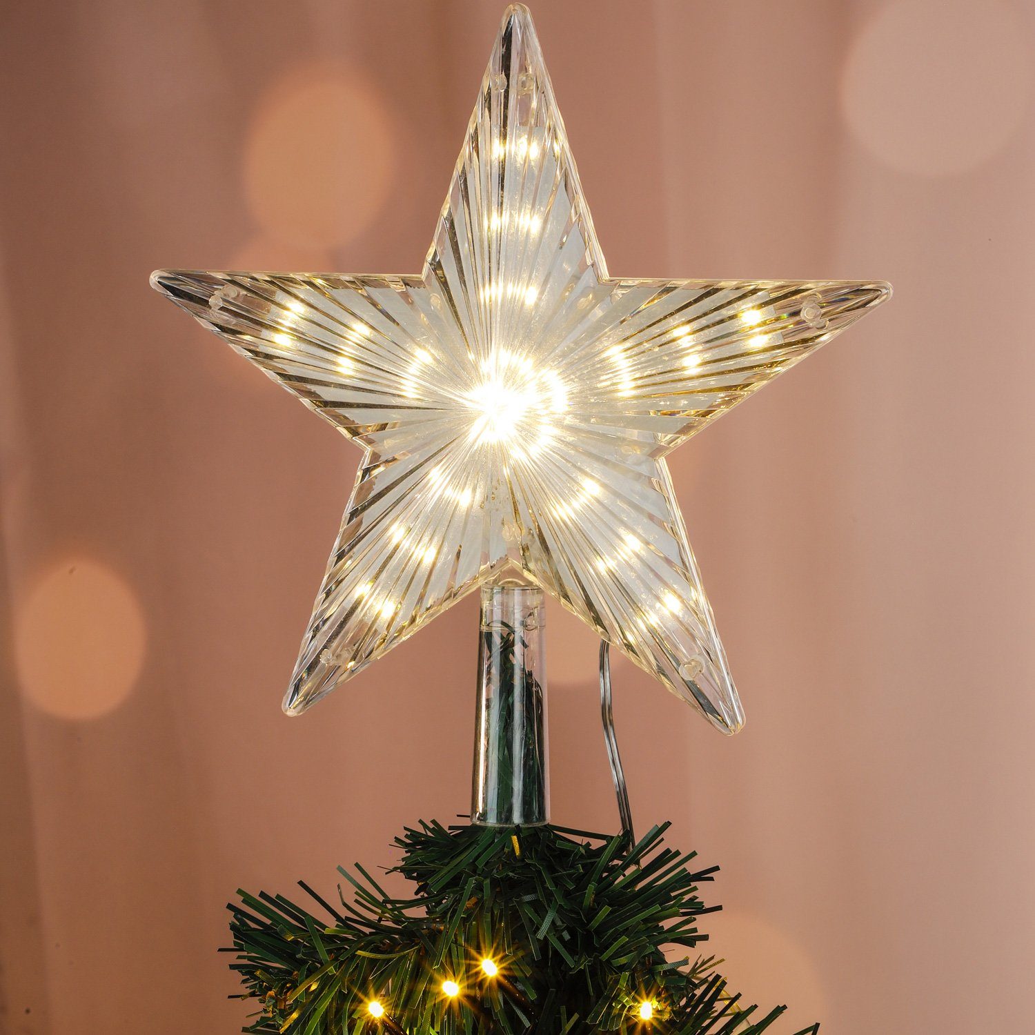 Weihnachtsbaumspitzen Aus Glas