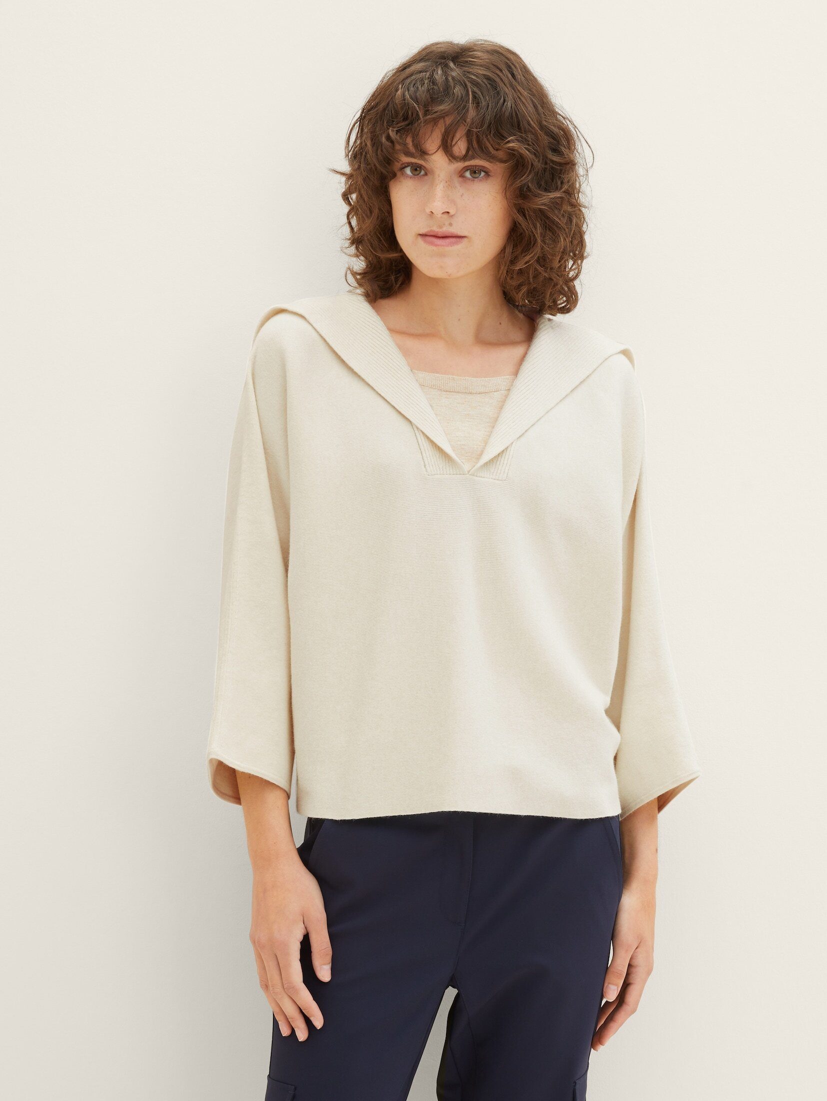 Tom Tailor Strickpullover Strickpullover Mit Lenzingtm Ecoverotm