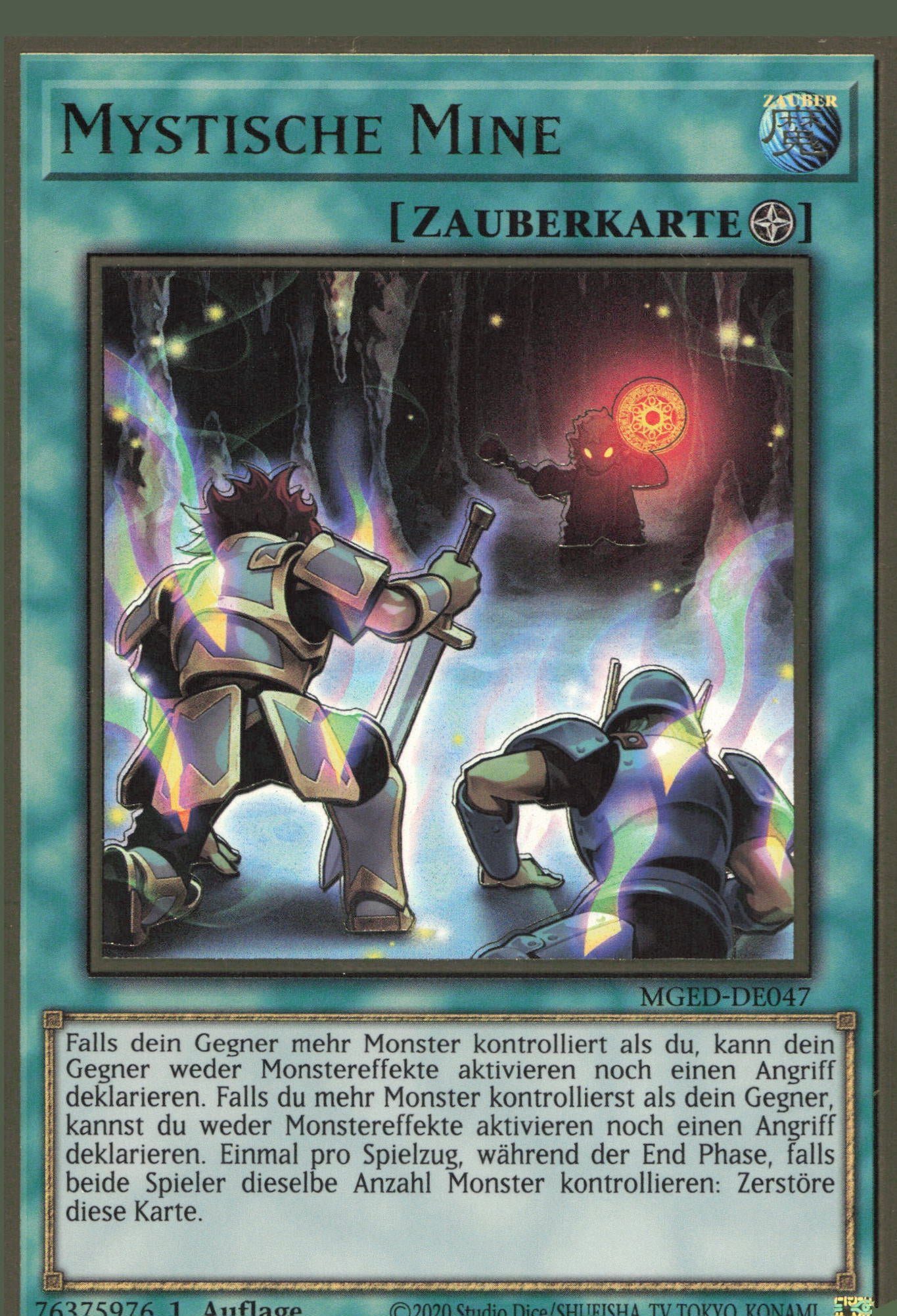 Recollectibles Sammelkarte Yugioh Karte Mystische Mine Yu Gi Oh Karte